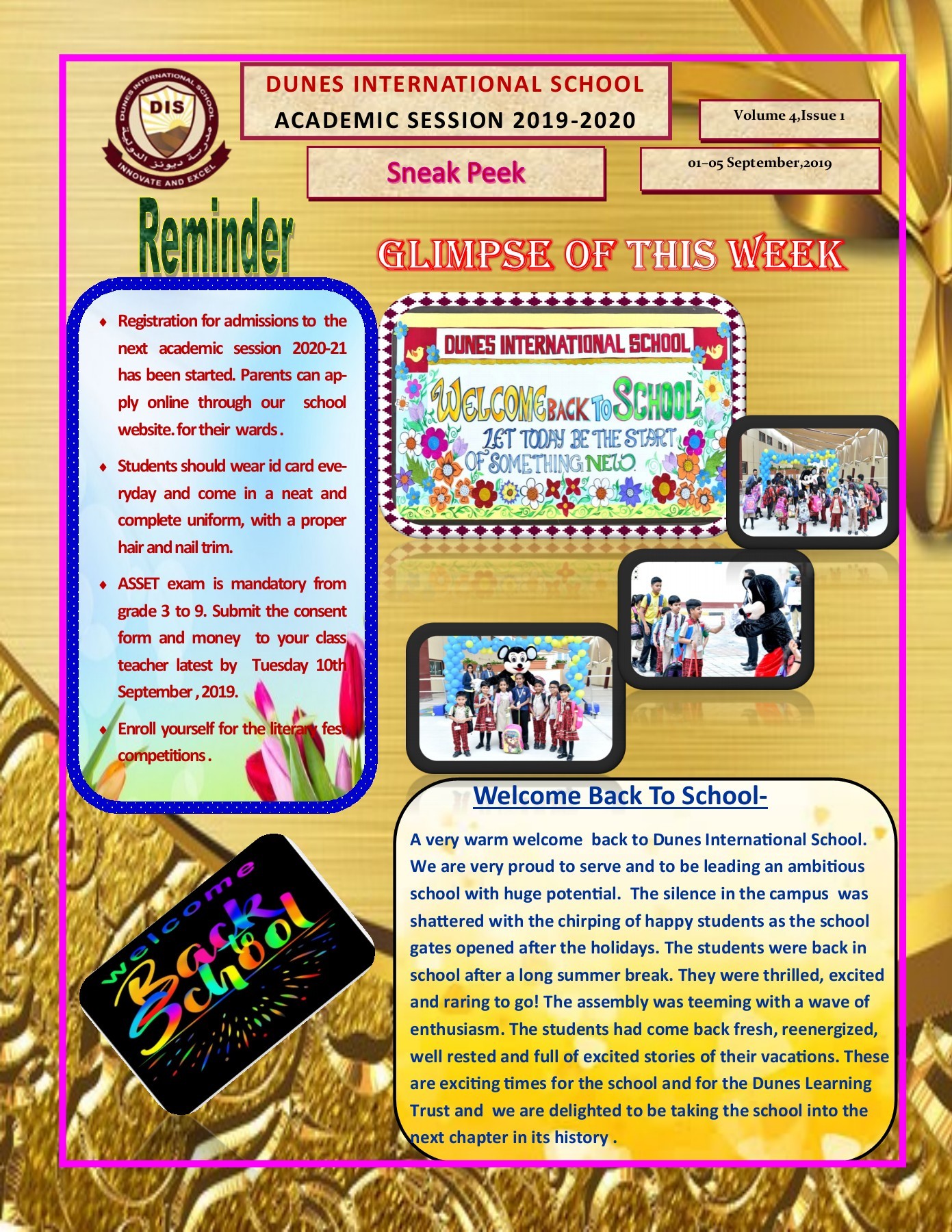 Grade 5 weekly newsletter - sheeja.j - Page 1 - 12 | Flip PDF Online ...