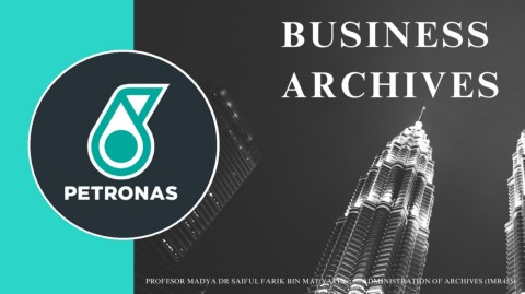 IMR 455 FINDING AIDS (PETRONAS)