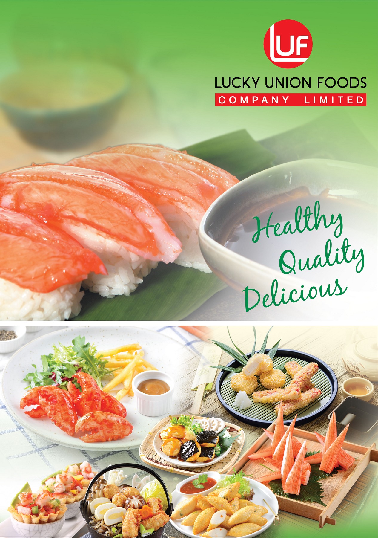 Lucky Union Foods Brochure Book - Toey Graphic - Page 1 - 8 | Flip PDF ...