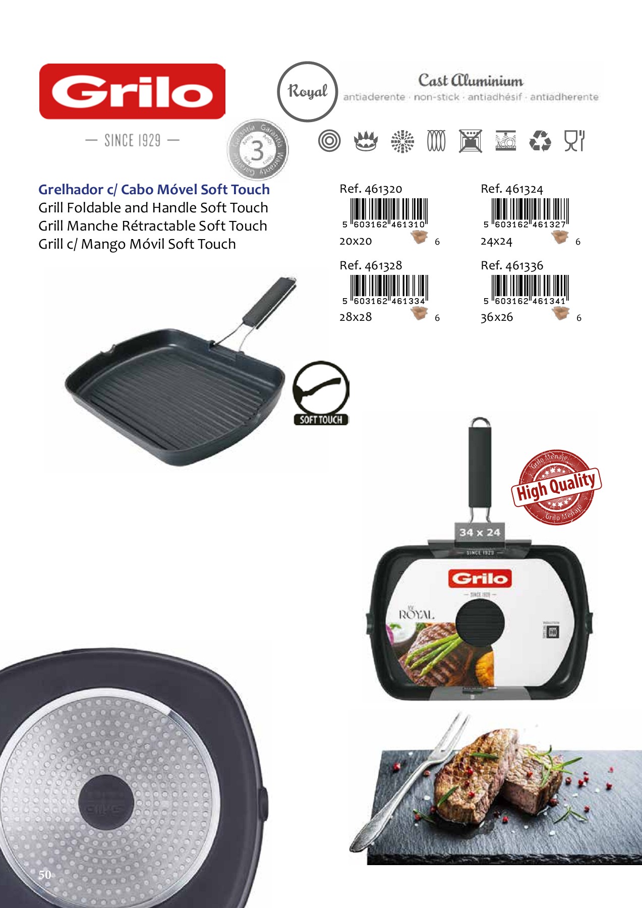 Catálogo Geral 2020 - Grilo Kitchenware - Página 50 | PDF Online | PubHTML5