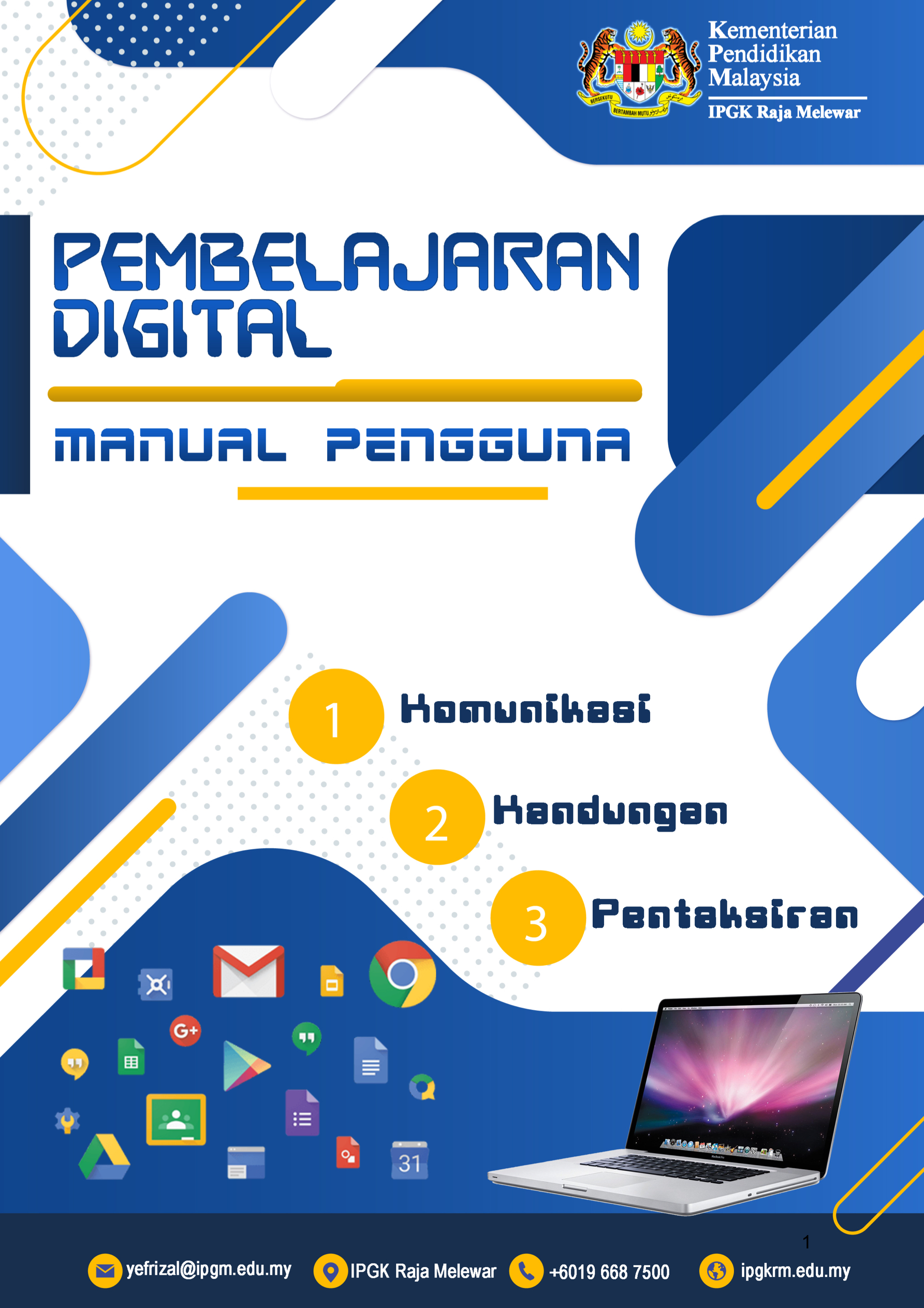 Pembelajaran Digital - Manual Pengguna - yefrizal.ipgm - Muka Surat 1 - 58 | Membalik PDF Dalam ...