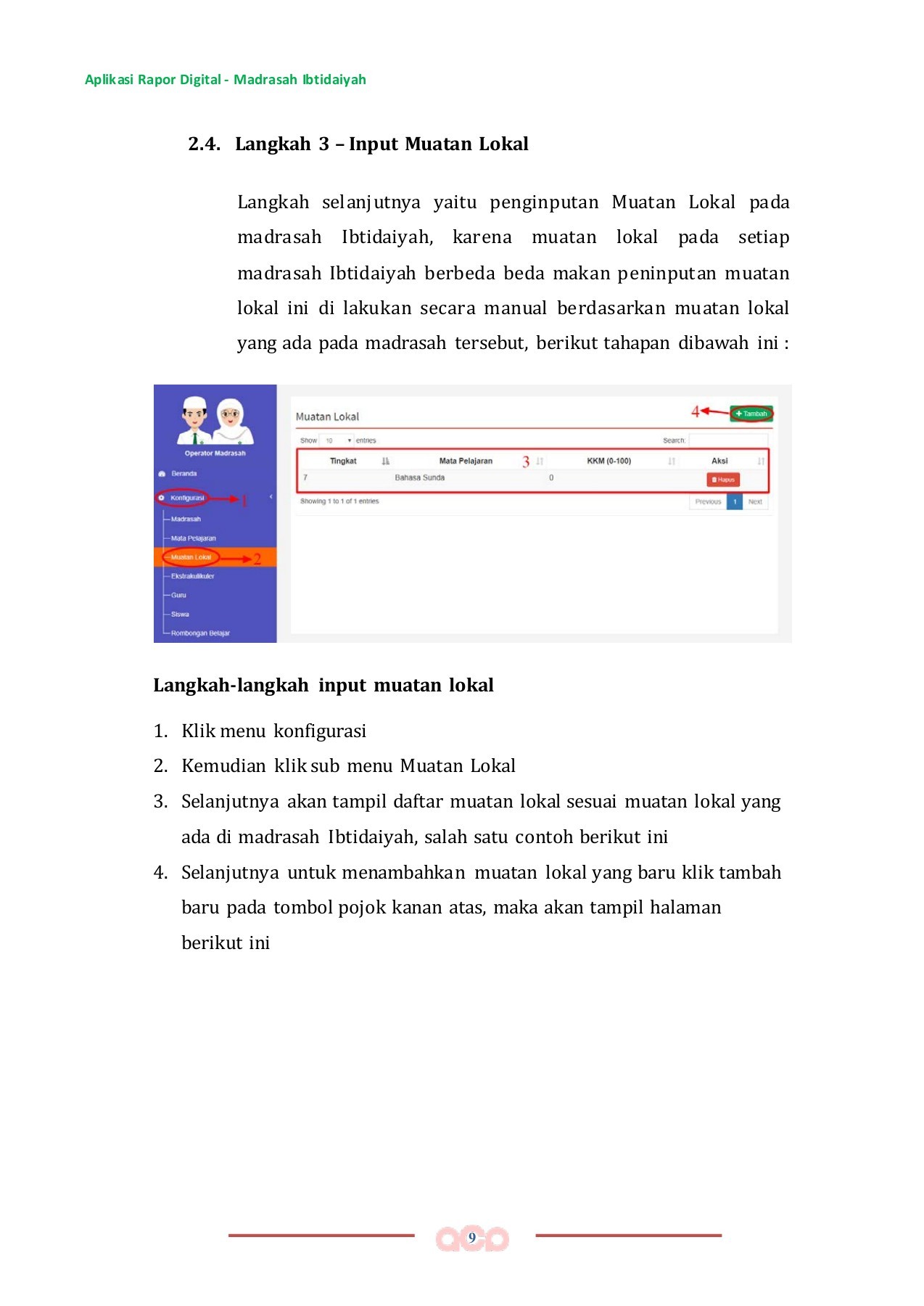 Aplikasi rapor digital MI v3 - Windra - Muka Surat 12 | Membalik PDF ...