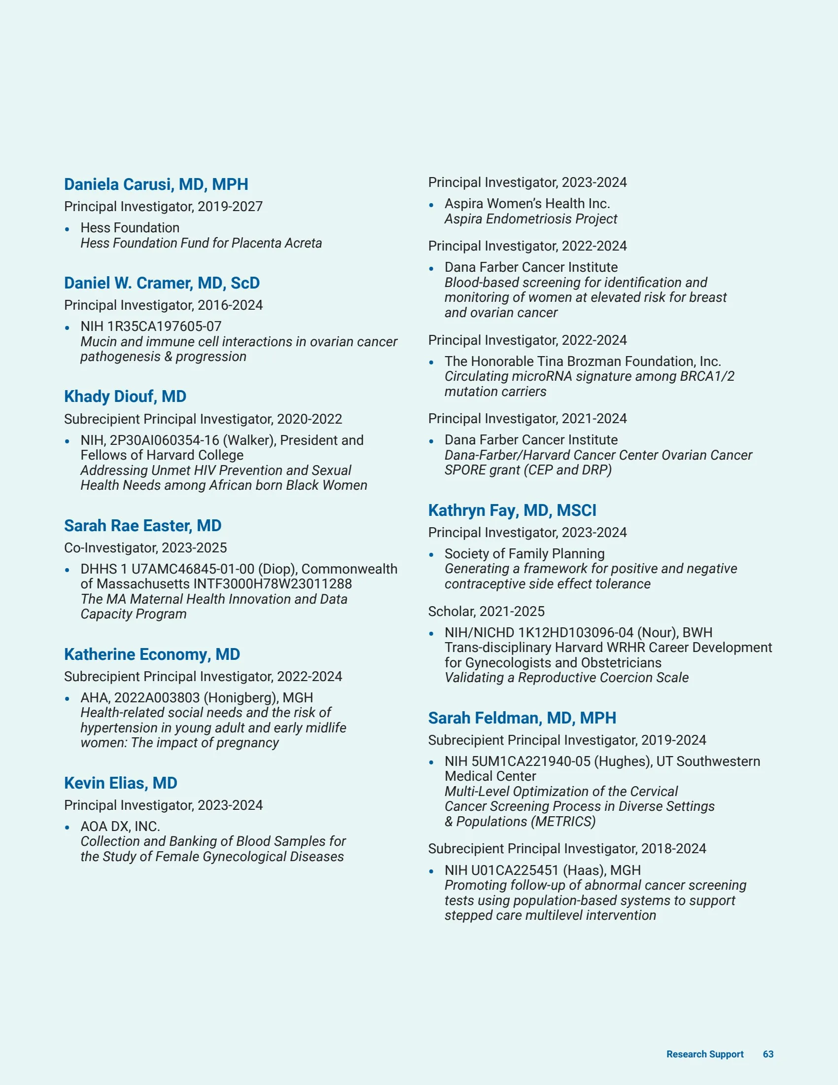 BWH OB/GYN Annual Report 2023-2024 - cwade - Page 63 | Flip PDF Online ...