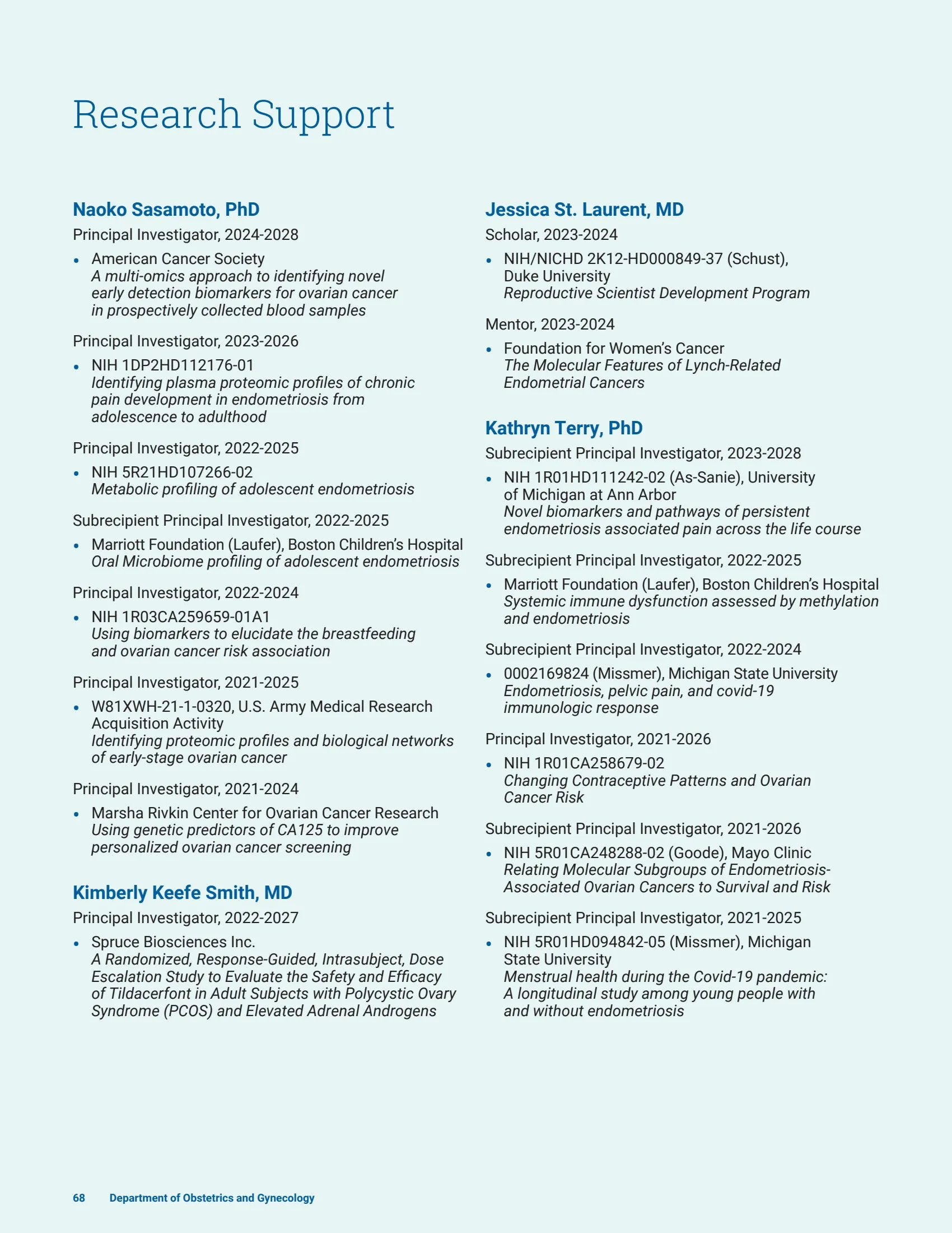 BWH OB/GYN Annual Report 2023-2024 - cwade - Page 68 | Flip PDF Online ...