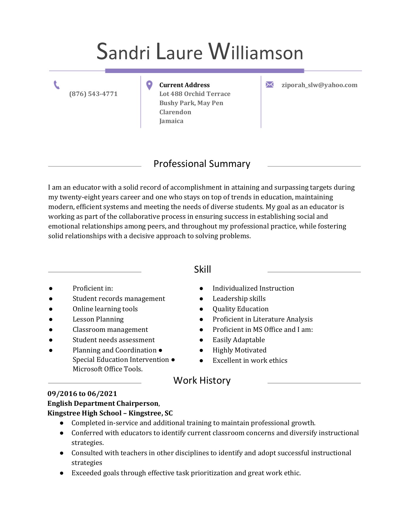 Resume - Yashmin Levy - Page 5 | Flip PDF Online | PubHTML5
