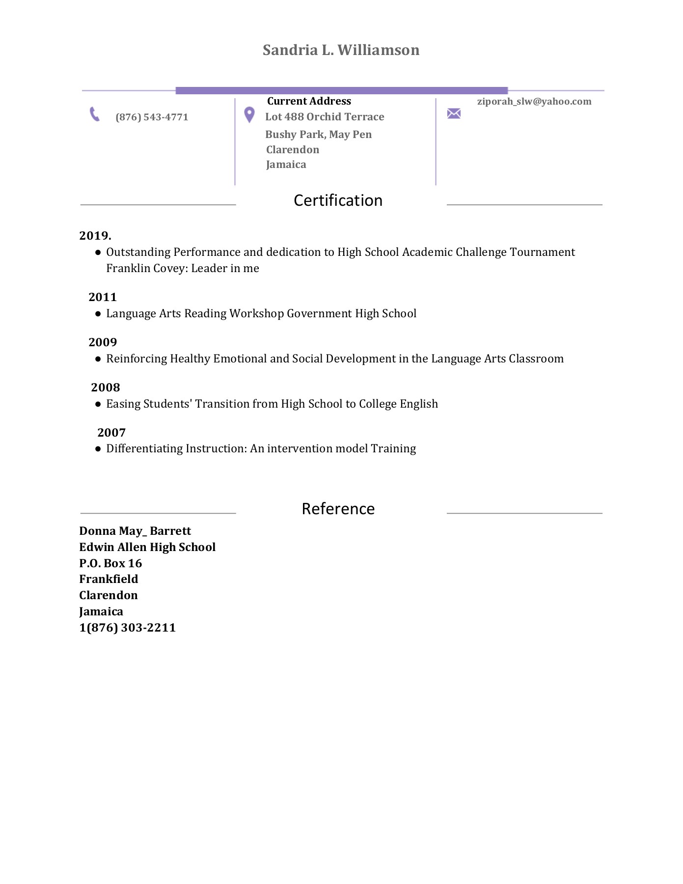 Resume - Yashmin Levy - Page 9 | Flip PDF Online | PubHTML5