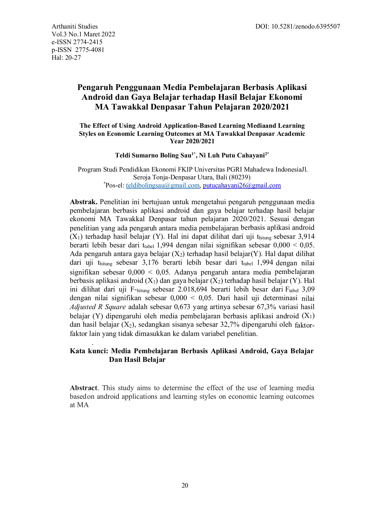 1829-Article Text-6518-1-10-20220331 - rindaaul utamii - Page 1 - 10 | Flip PDF Online | PubHTML5