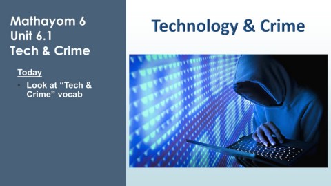 M6 Tech and Crime Unit 6.1