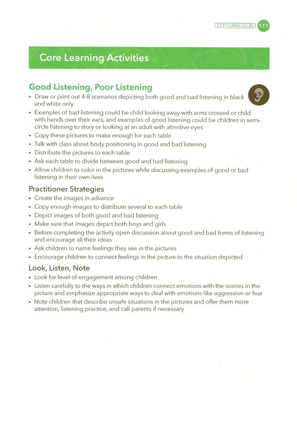 Core Child Program Curriculum - Tomorrow's Youth Organization - Page ...