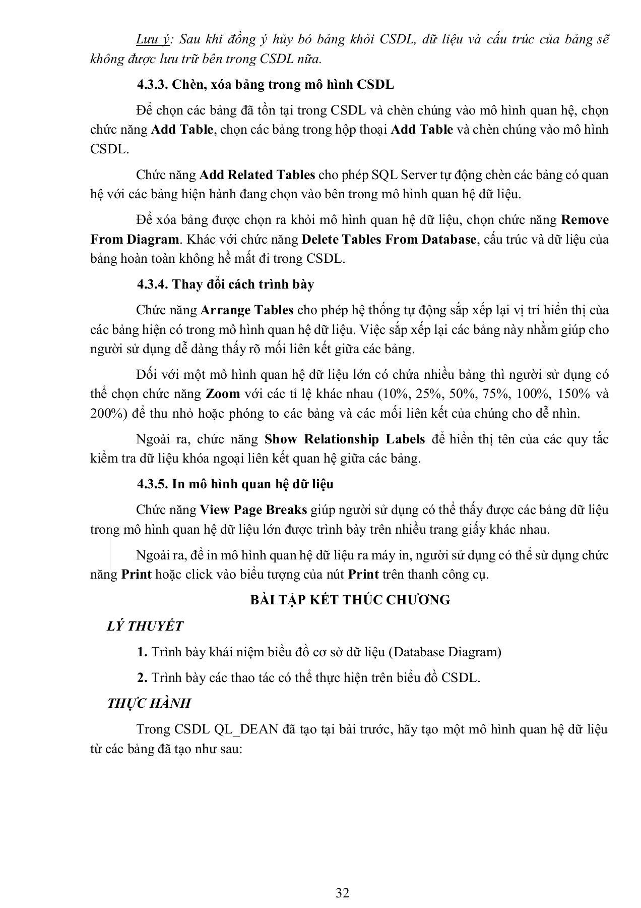 BaiGiang_SQLServer_NguyenThanhThuy_2022 - Thủy Nguyễn - Trang 34 | PDF lật trang trực tuyến ...