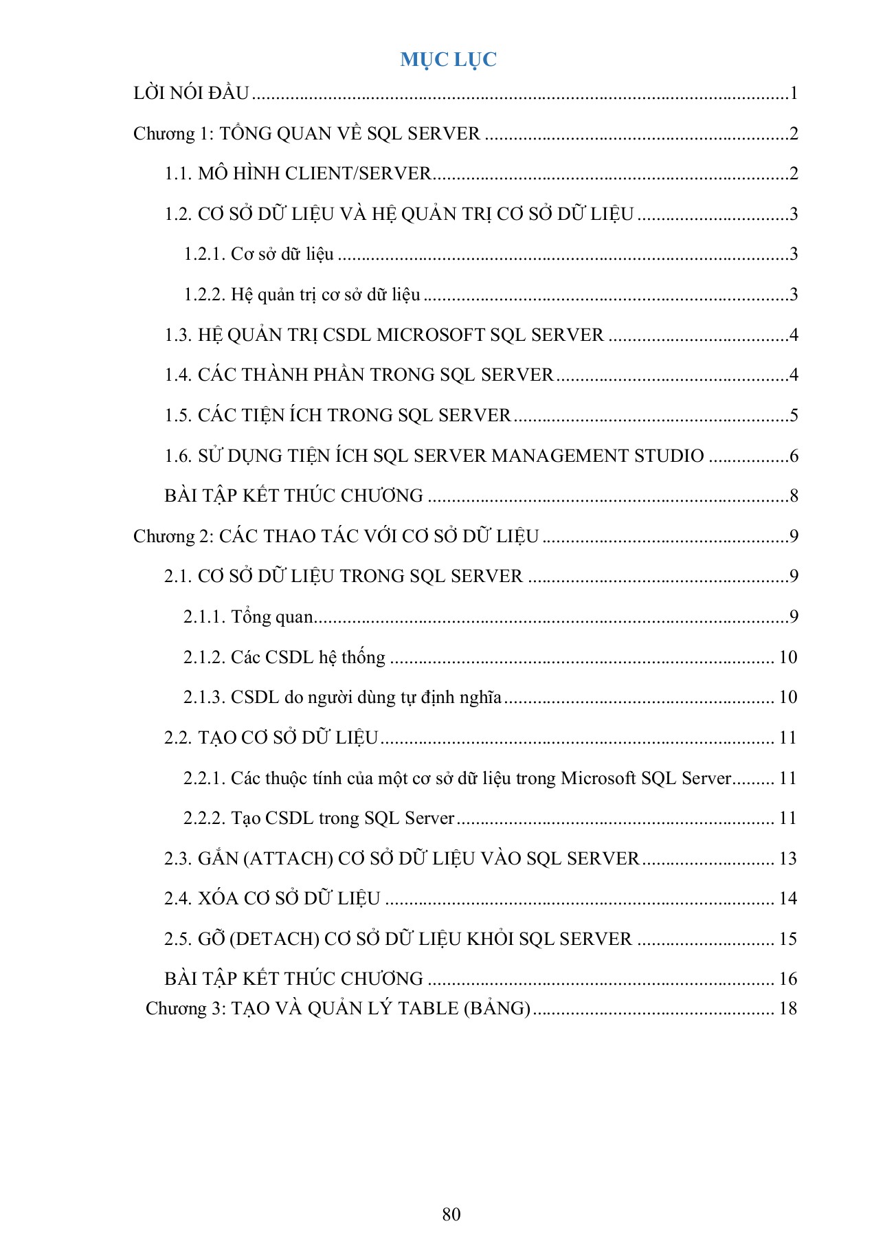 BaiGiang_SQLServer_NguyenThanhThuy_2022 - Thủy Nguyễn - Trang 82 | PDF lật trang trực tuyến ...