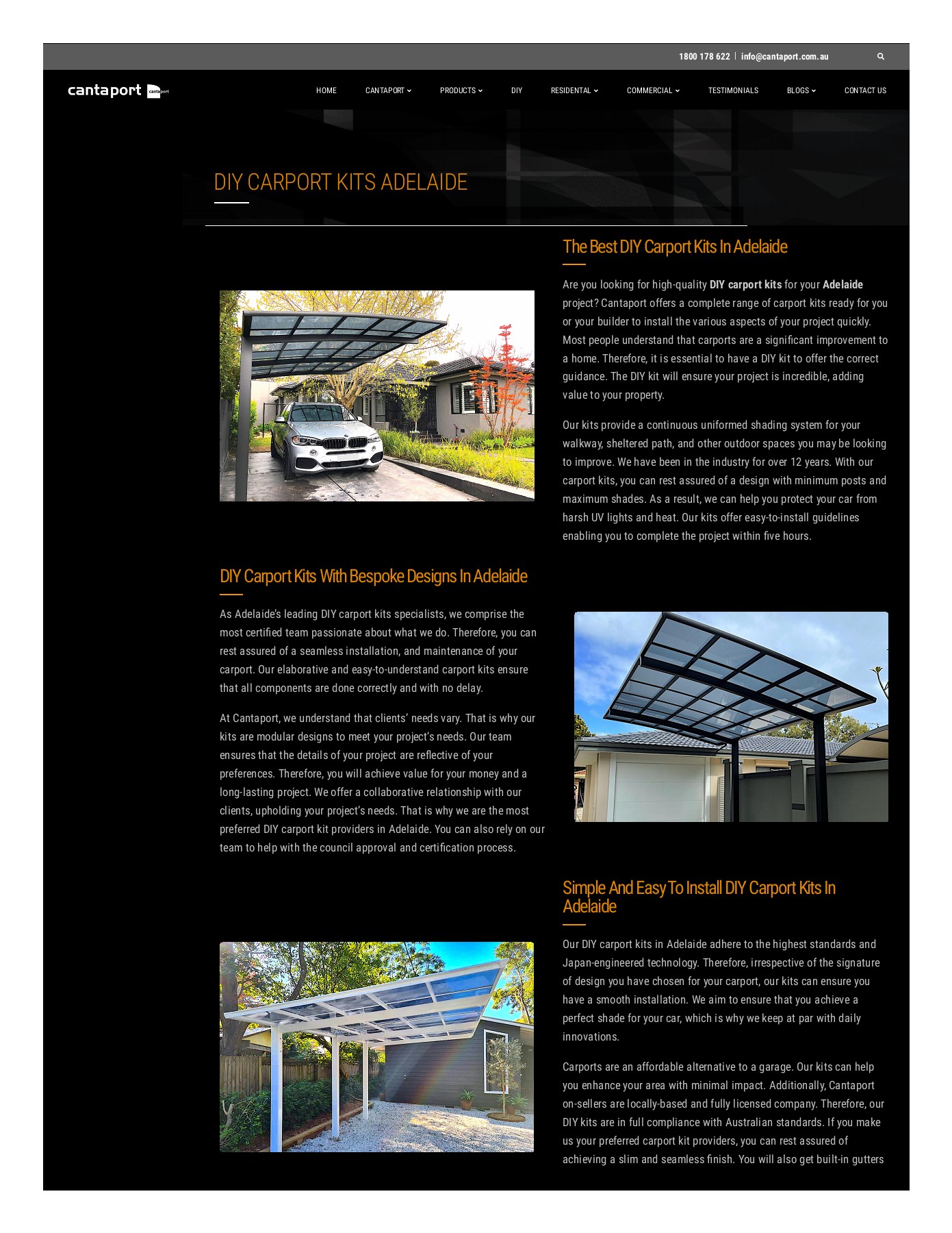 Carport Kits Adelaide at Alfredo Montano blog