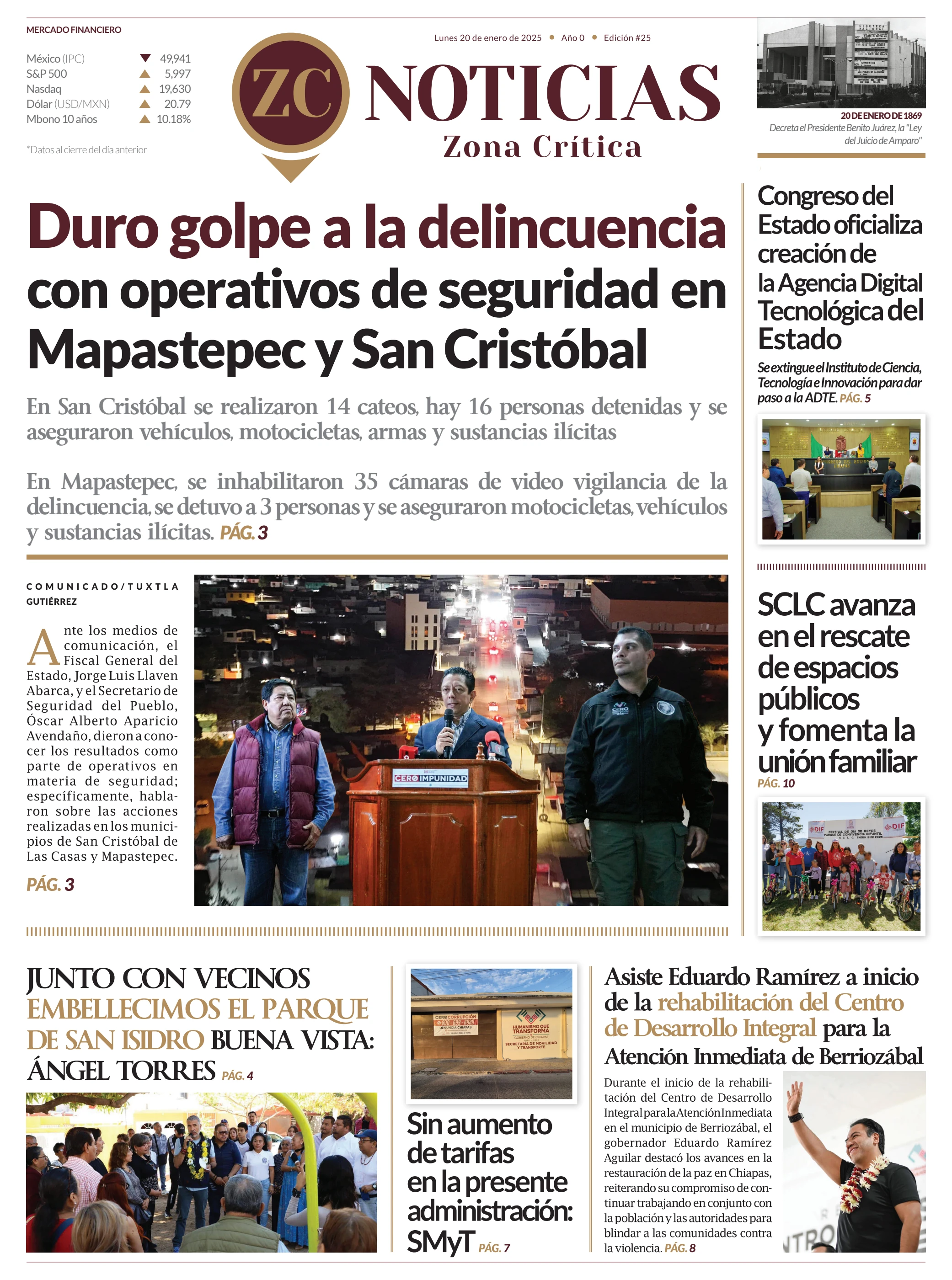 ZC Noticias 20 enero 2025 - ZC Noticias - Página 1 - 16 | Flip PDF en ...