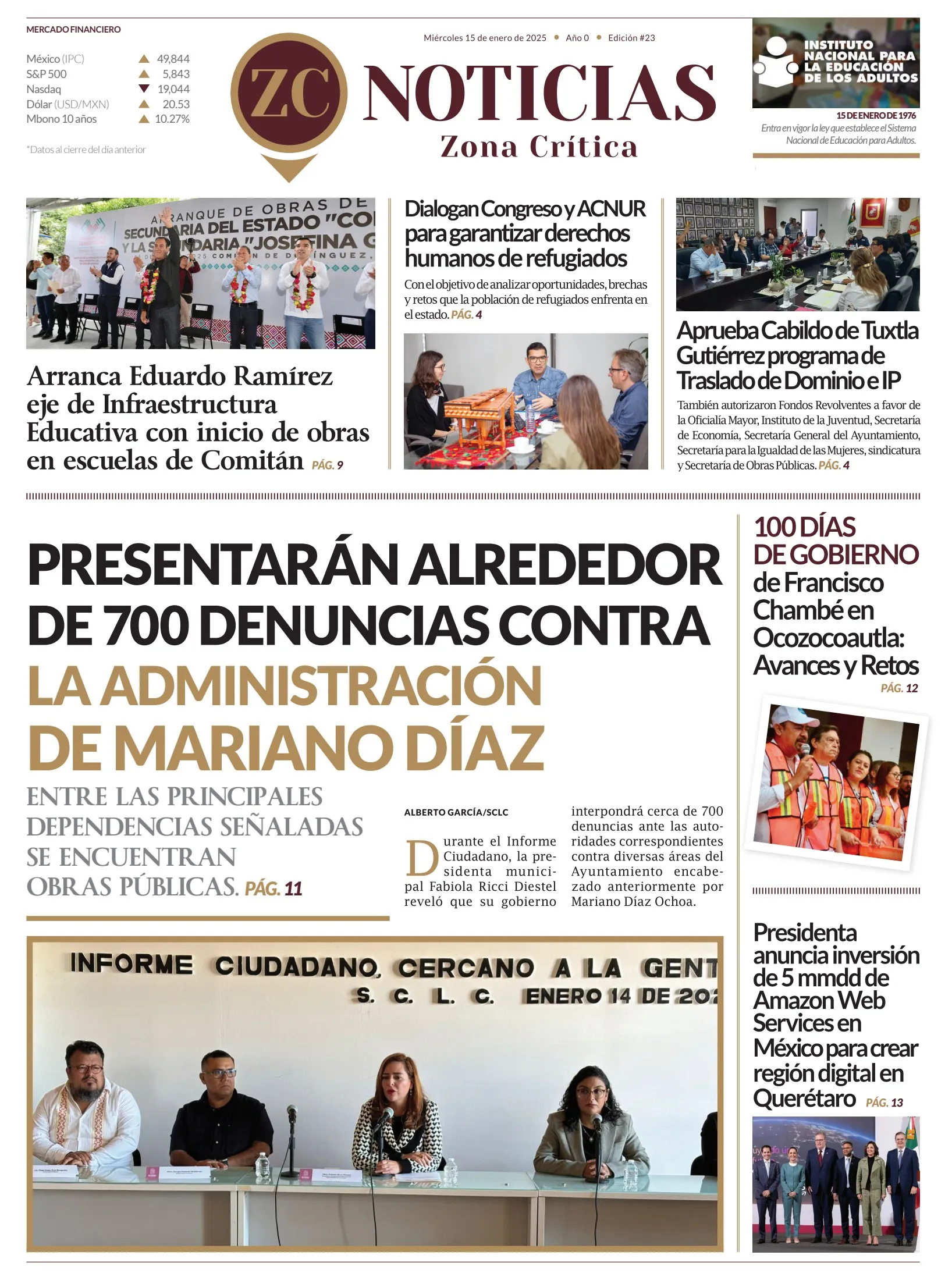 ZC Noticias 15 enero 2025 - ZC Noticias - Página 1 - 16 | Flip PDF en ...