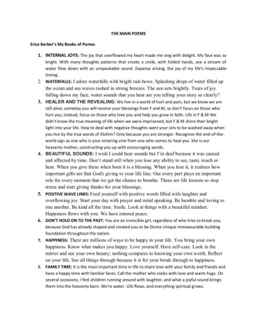 POEM BY ERICA - Christopher Udoh - Page 1 - 3 | Flip PDF Online | PubHTML5