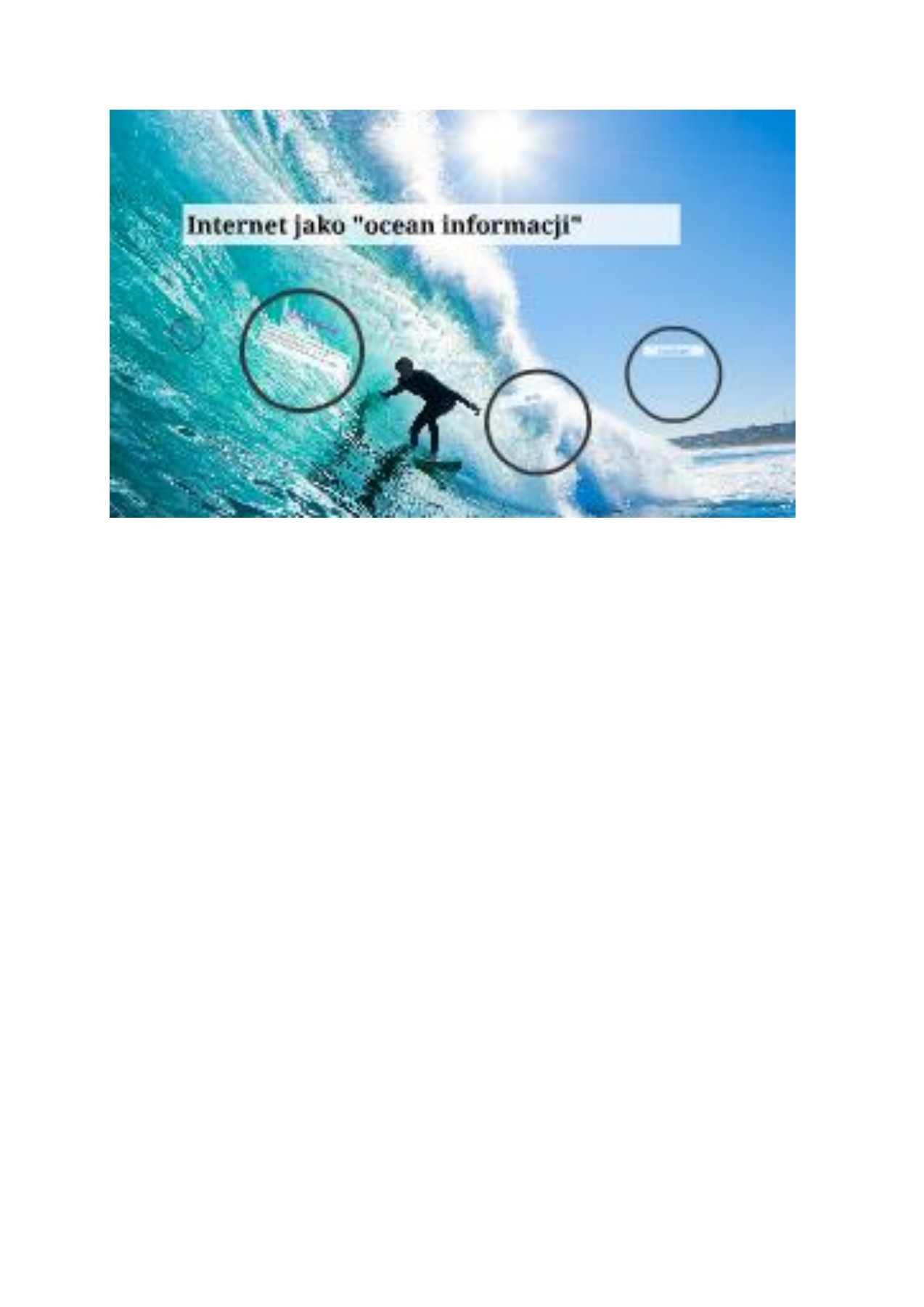 Internet jako ocean informacji - barti2303 - Strony 1 | Przerzucanie ...