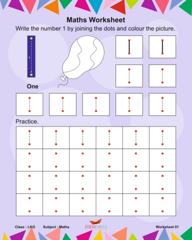 Number Worksheets 1-10