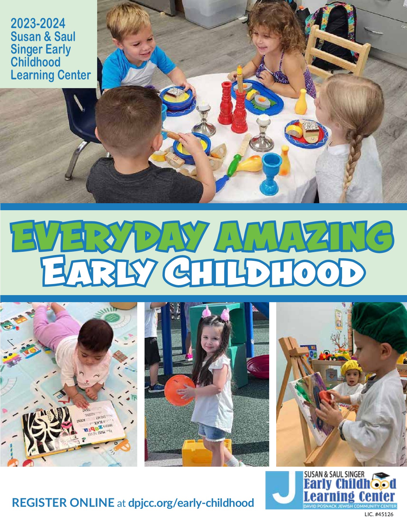 2023-2024 Singer Preschool Brochure - David Posnack JCC - Page 1 - 4 ...