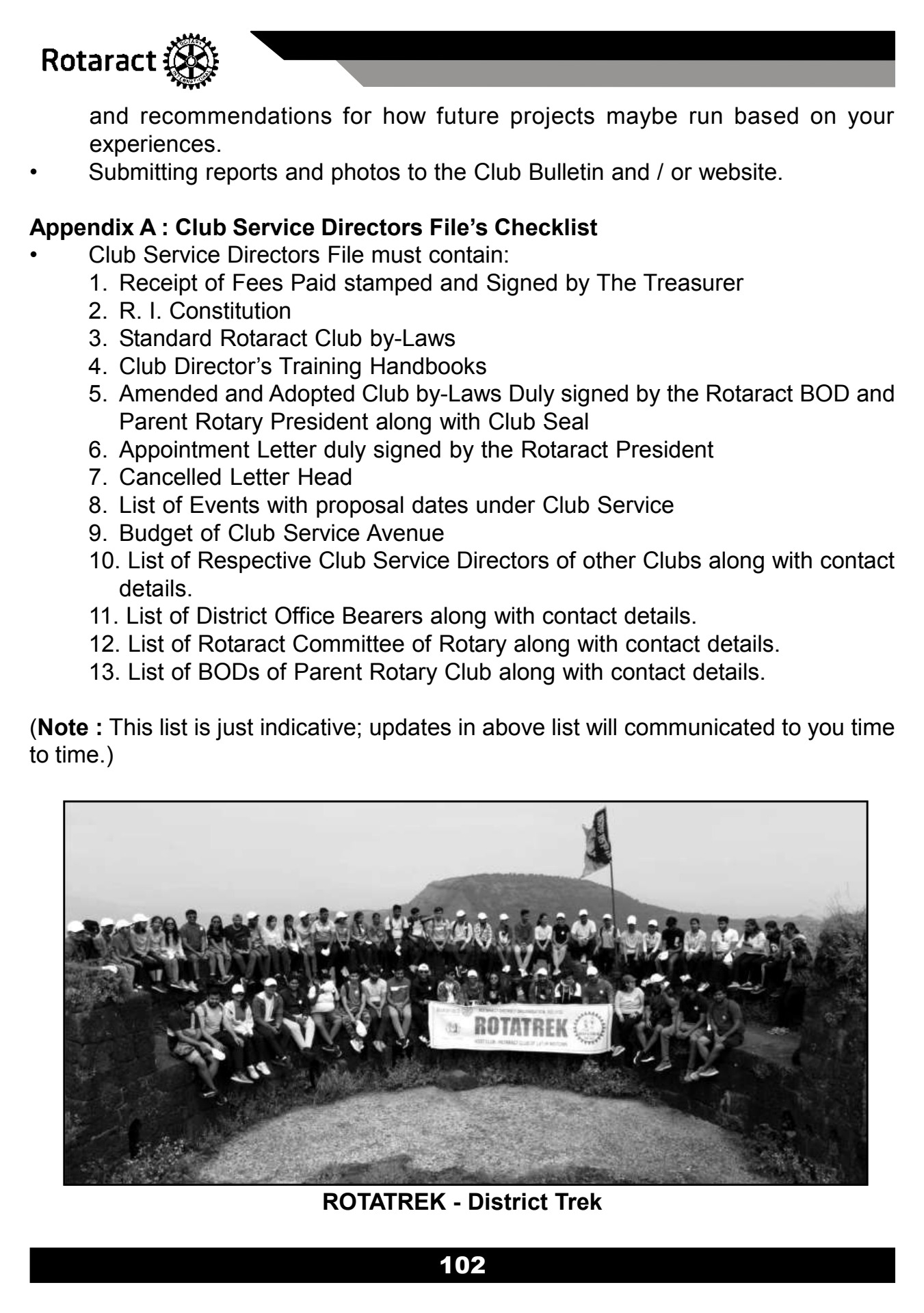 ROTARACT HANDBOOK - RID 3132 RIY 2022-23 - Prasad Warad - Page 103 | Flip PDF Online | PubHTML5