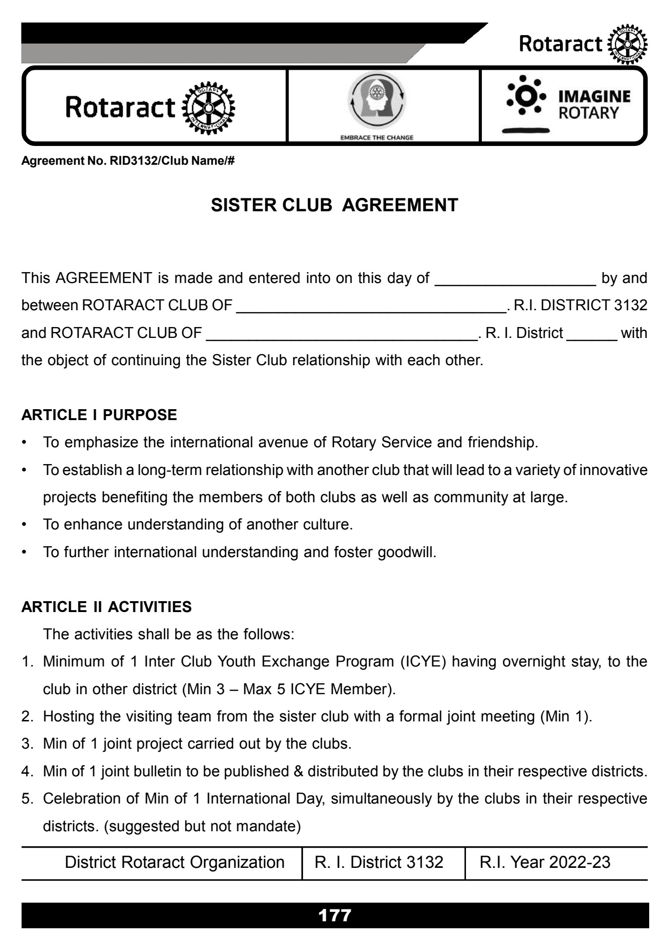 ROTARACT HANDBOOK - RID 3132 RIY 2022-23 - Prasad Warad - Page 178 | Flip PDF Online | PubHTML5
