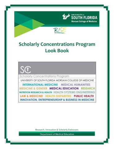Scholarly Concentrations Program Look Book