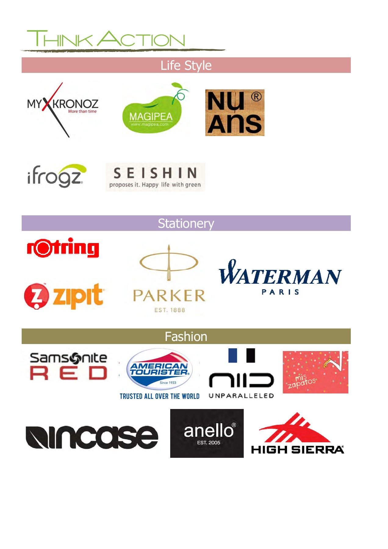 Think Action_Price List July 2018 - marketing - Page 1 - 32 | Flip PDF ...