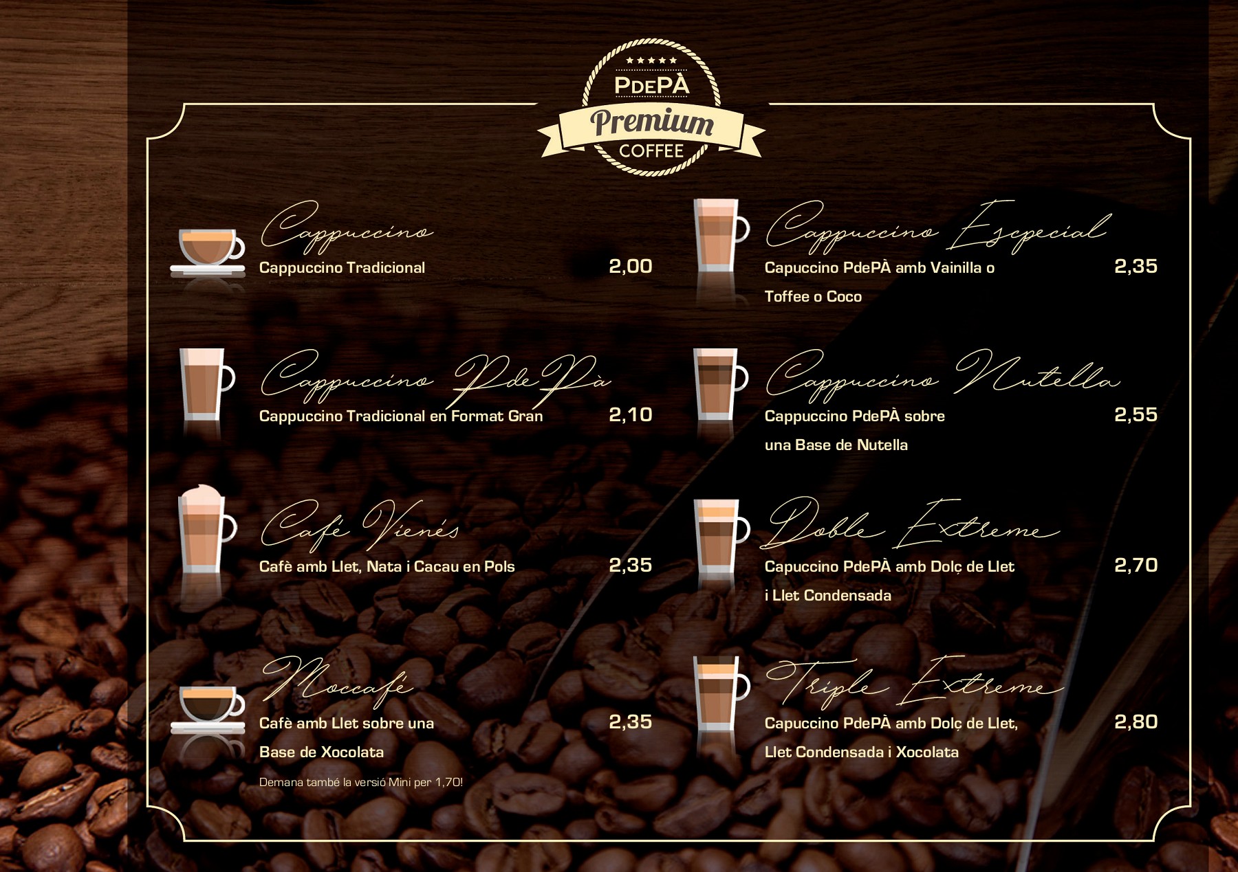 Carta PdePA Coffee Bakery - support - Pàgina 15 | PDF en línia | PubHTML5