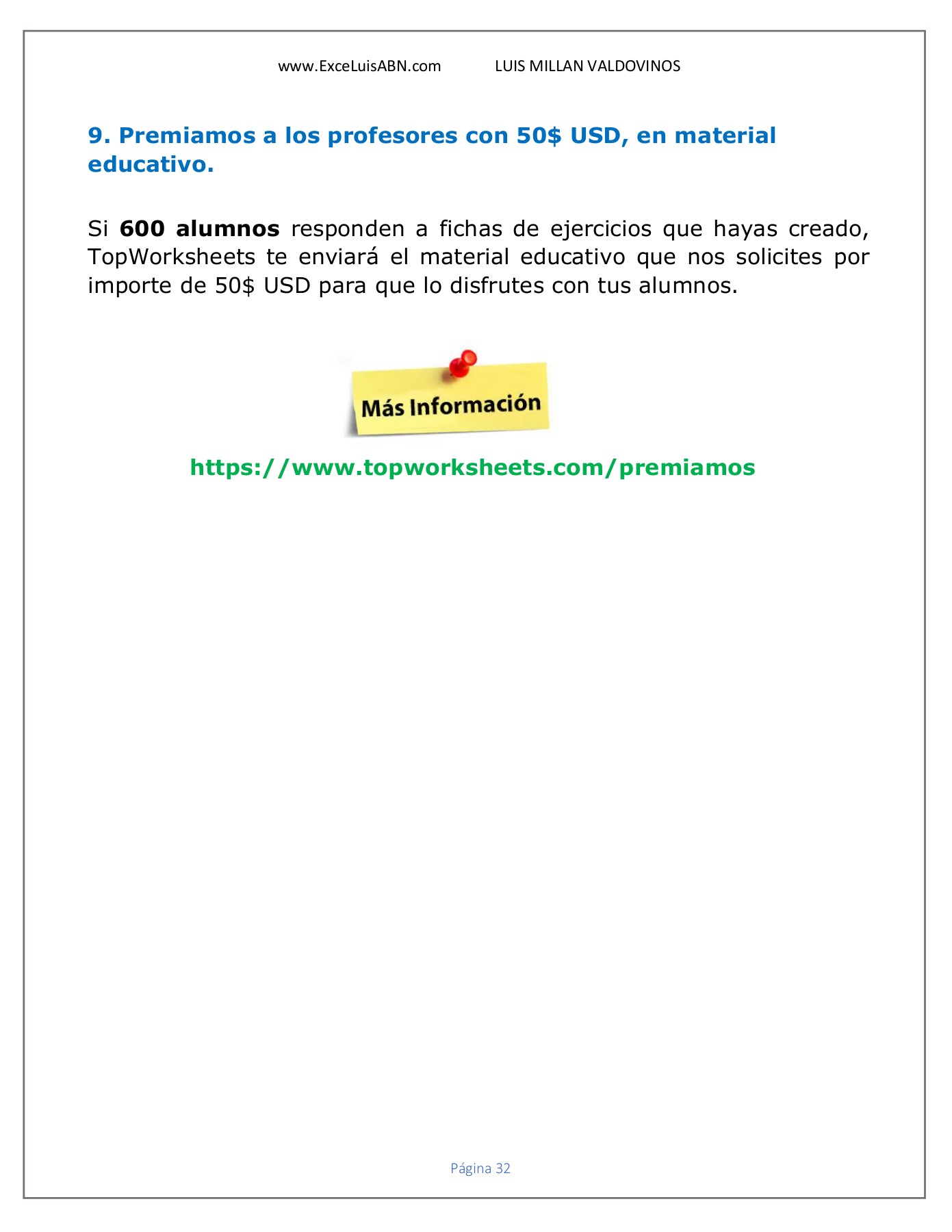 Tutorial TopWorksheets v2.0 - Luis Millán V. - Página 32 | Flip PDF en línea | PubHTML5