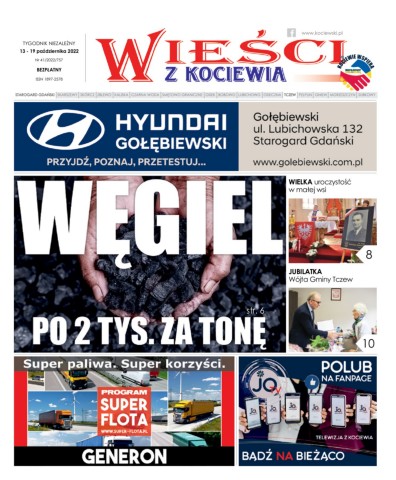 GAZETA 41-2022 - Wieści z Kociewia - Strony 1 - 16 | Przerzucanie PDF Online | PubHTML5