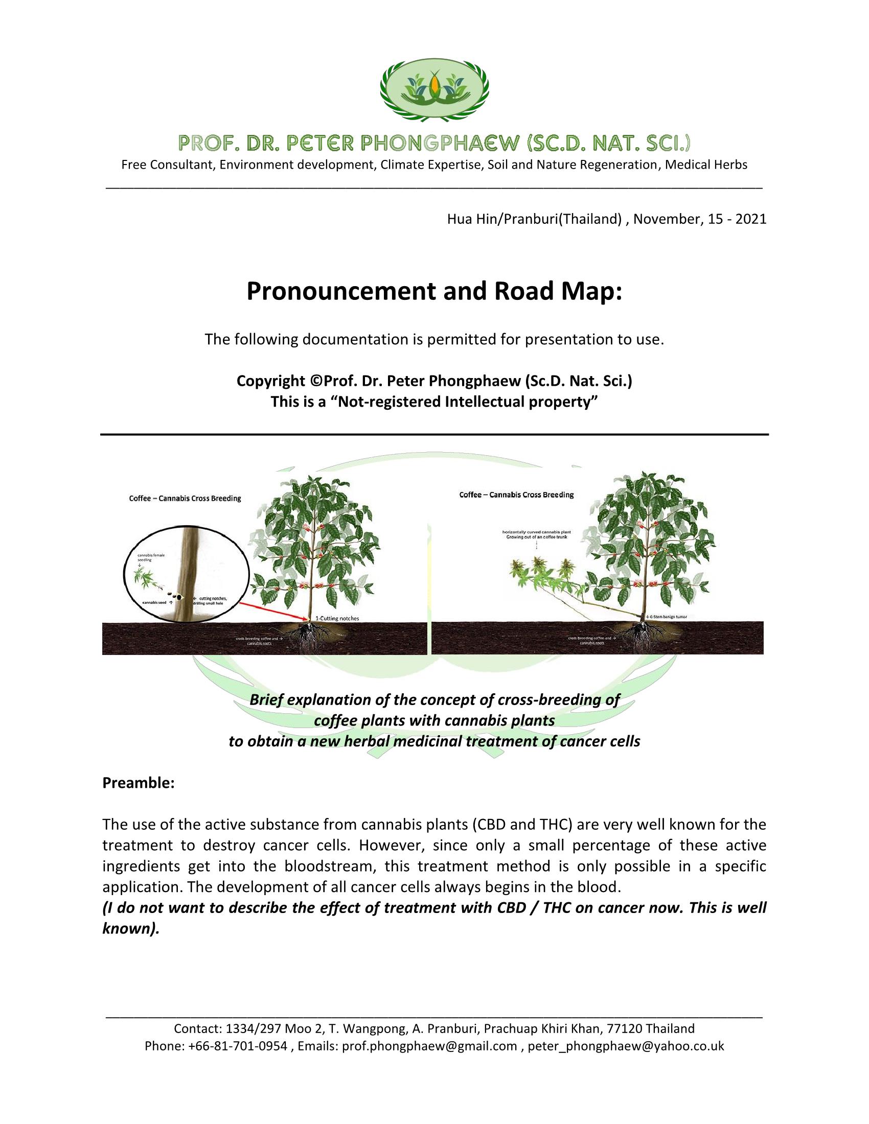 Plants-Cross-Breeding Road Map and Costs-Profit Overview - peter ...