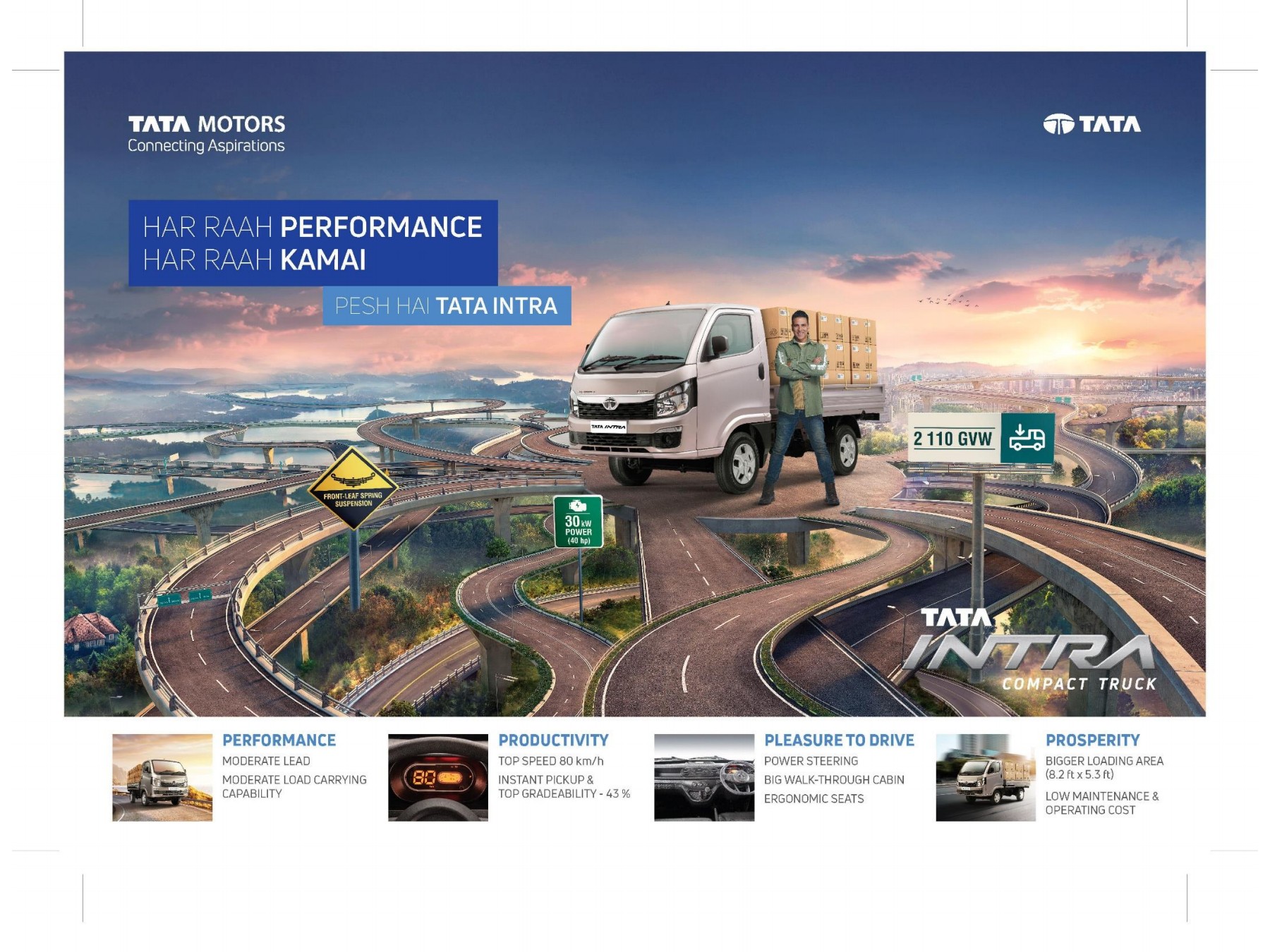 Tata Intra V10 Compact Pickup Truck | Brochure Download | Small ...