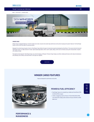 Winger cargo - Transport Goods with Safety and Style - TATA SCV