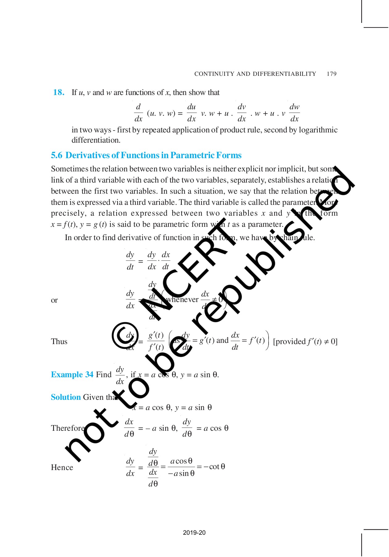 Mathematics-Part-1---Class-12 - THE MANTHAN SCHOOL - Page 193 | Flip ...