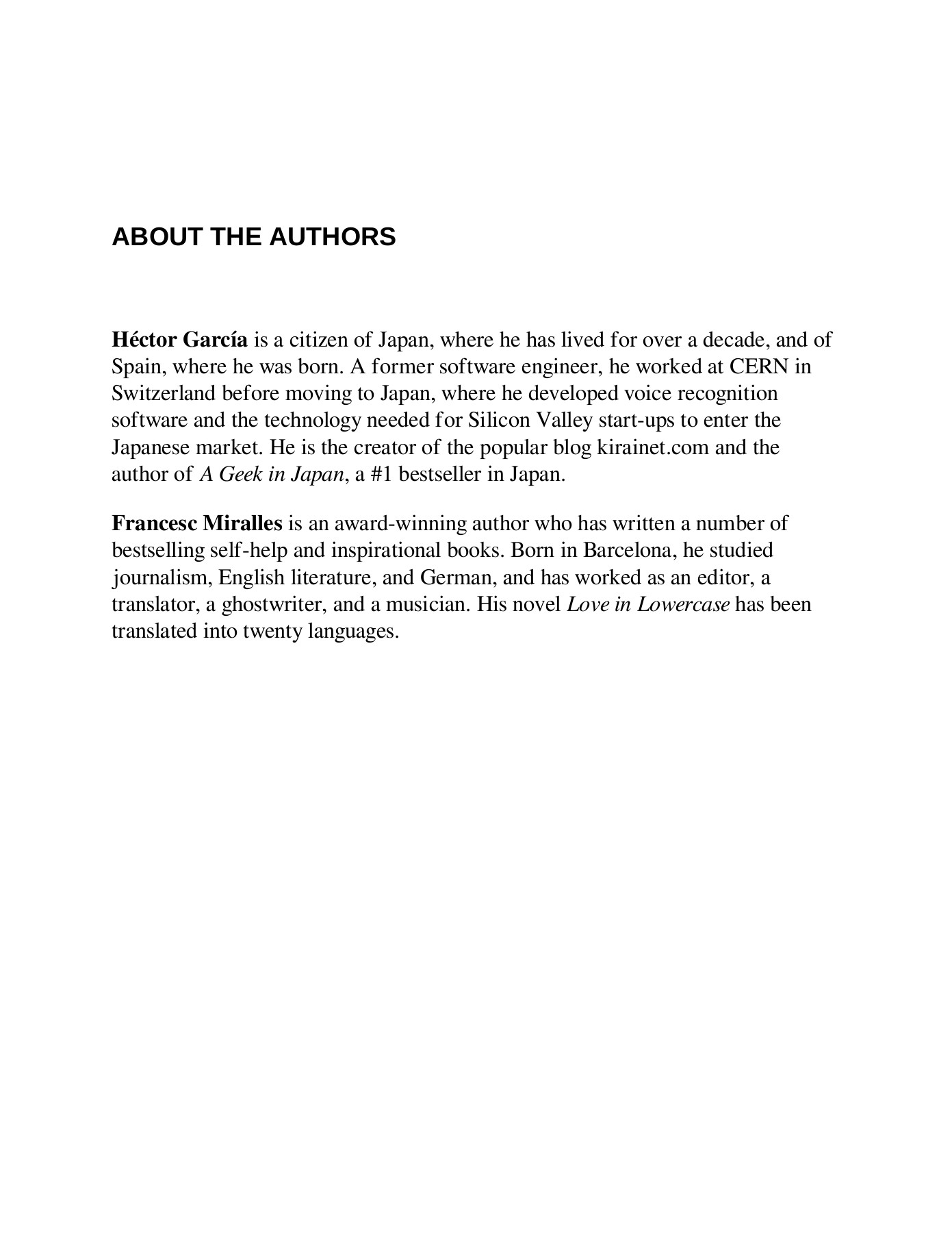 Ikigai _ the Japanese secret to a long and happy life - THE MANTHAN ...