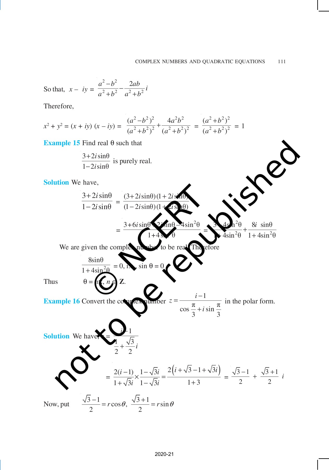 Grade-11 Math NCERT Book - THE MANTHAN SCHOOL - Page 121 | Flip PDF ...