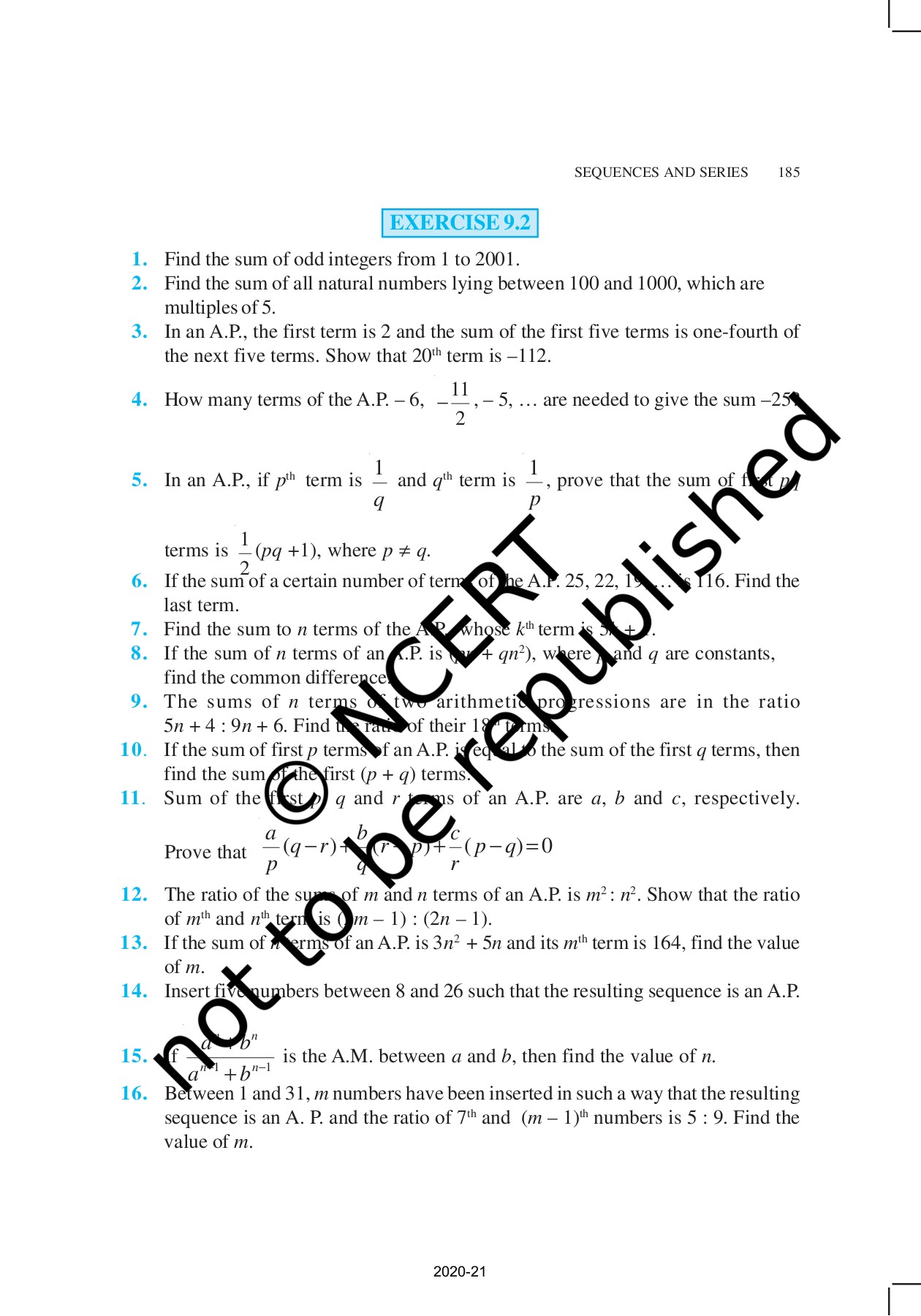 Grade-11 Math NCERT Book - THE MANTHAN SCHOOL - Page 195 | Flip PDF ...