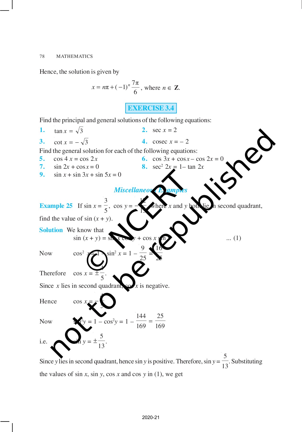 Grade-11 Math NCERT Book - THE MANTHAN SCHOOL - Page 88 | Flip PDF ...