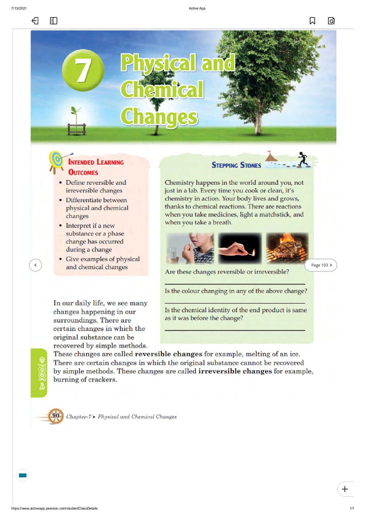 universal science-7 - THE MANTHAN SCHOOL - Page 103 | Flip PDF Online ...