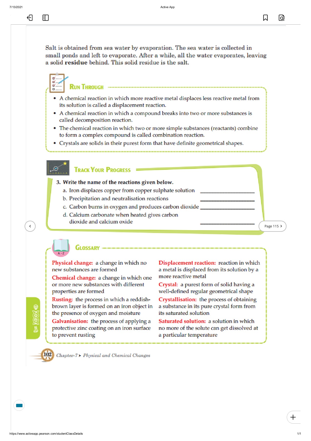 universal science-7 - THE MANTHAN SCHOOL - Page 114 | Flip PDF Online ...