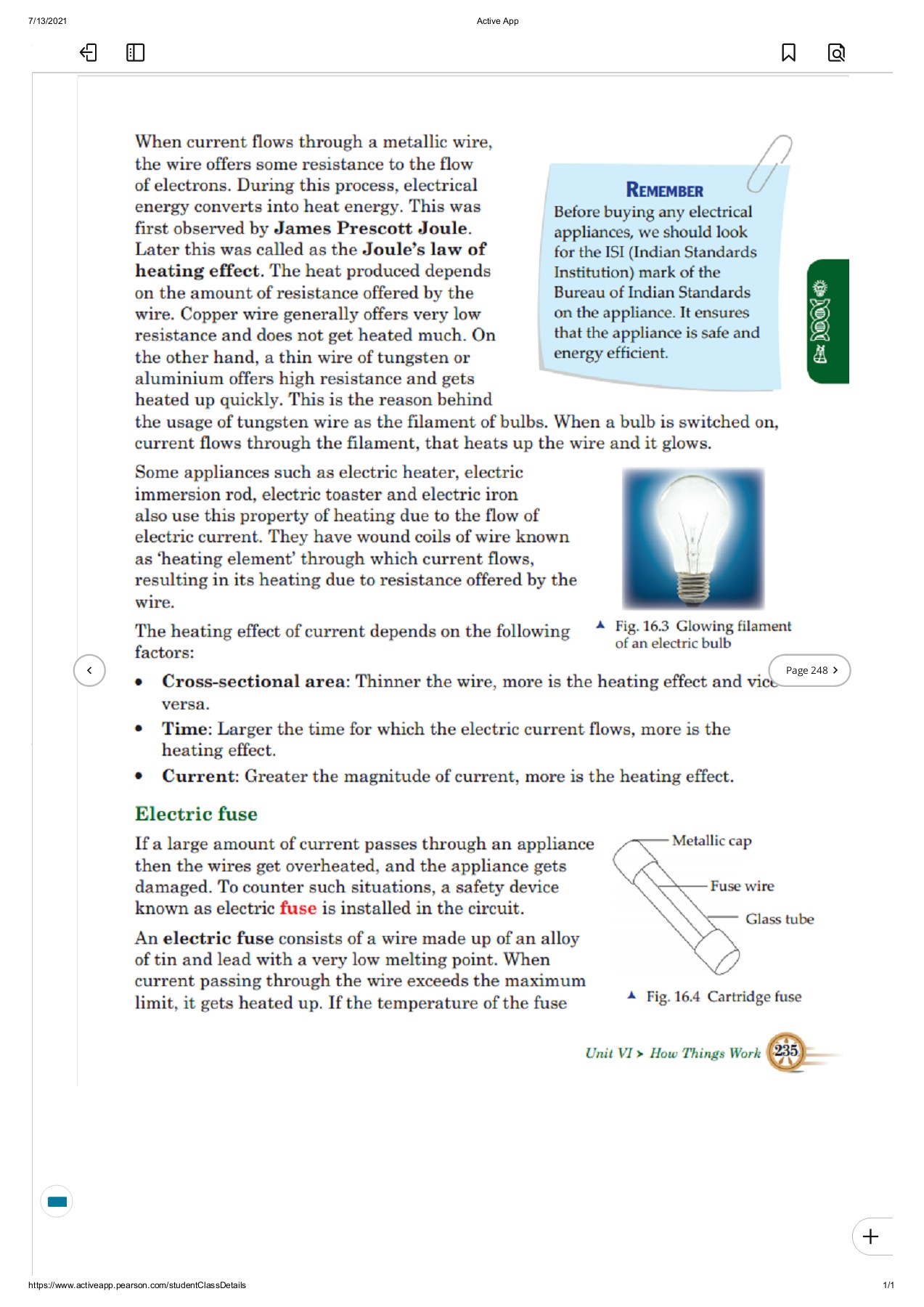 universal science-7 - THE MANTHAN SCHOOL - Page 247 | Flip PDF Online ...