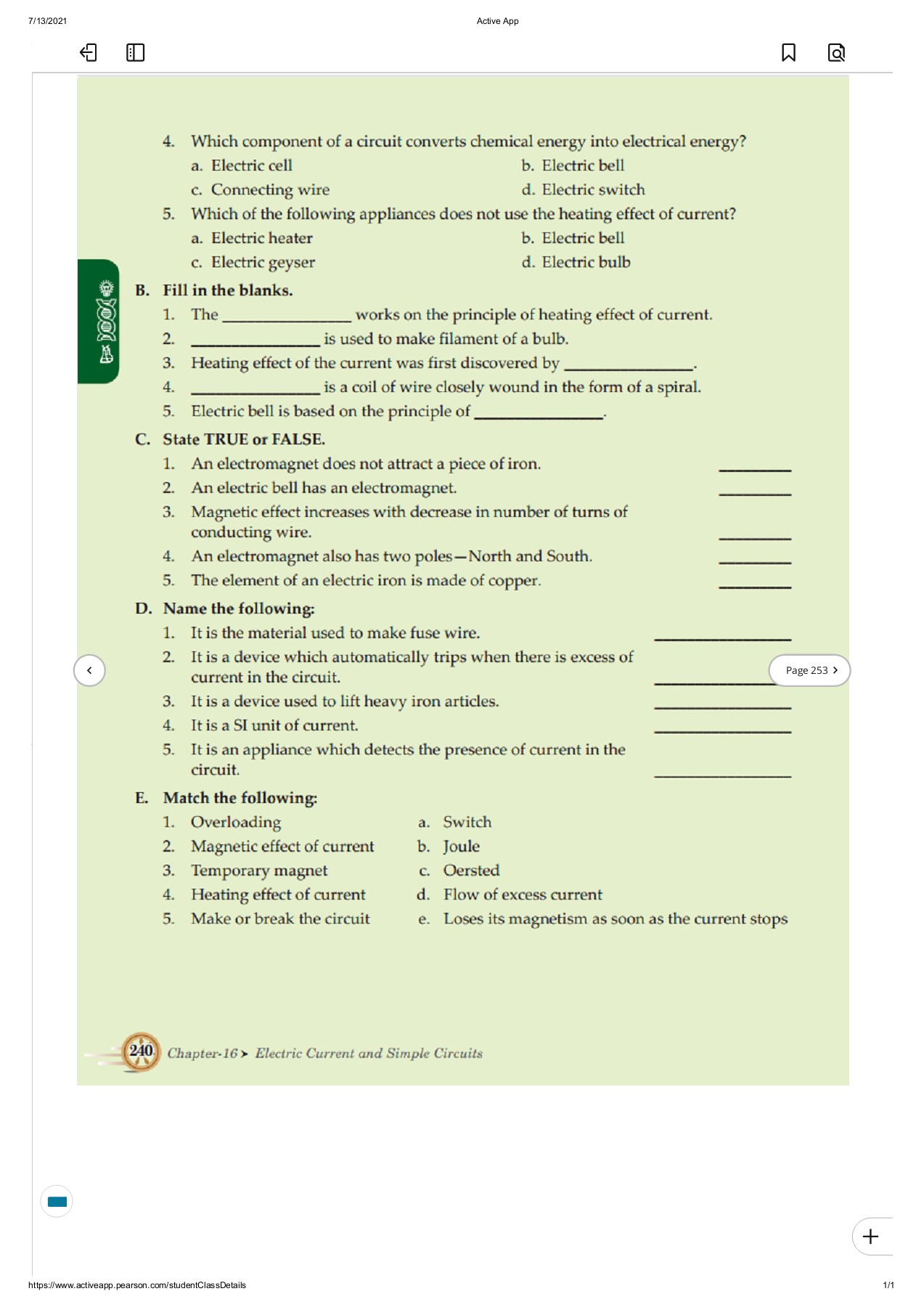 universal science-7 - THE MANTHAN SCHOOL - Page 252 | Flip PDF Online ...