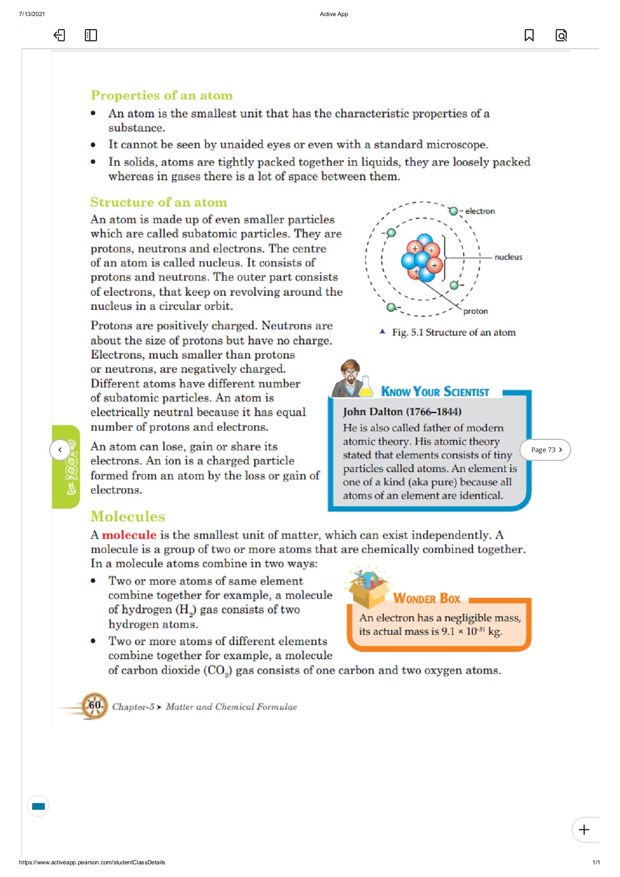 universal science-7 - THE MANTHAN SCHOOL - Page 73 | Flip PDF Online ...
