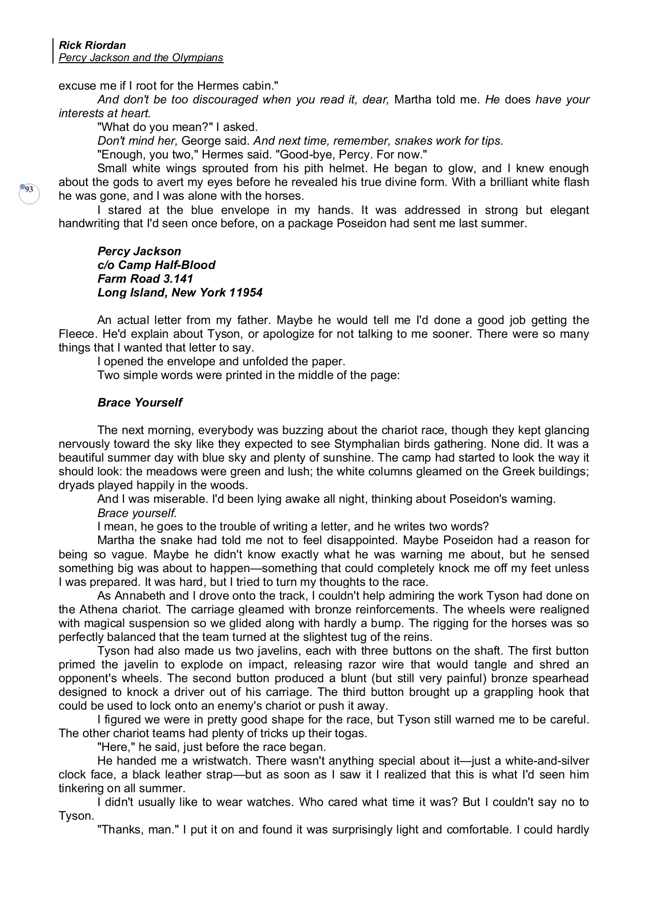 Percy Jackson and the Olympians #2 – The Sea Of Monsters by Rick Rordan ...