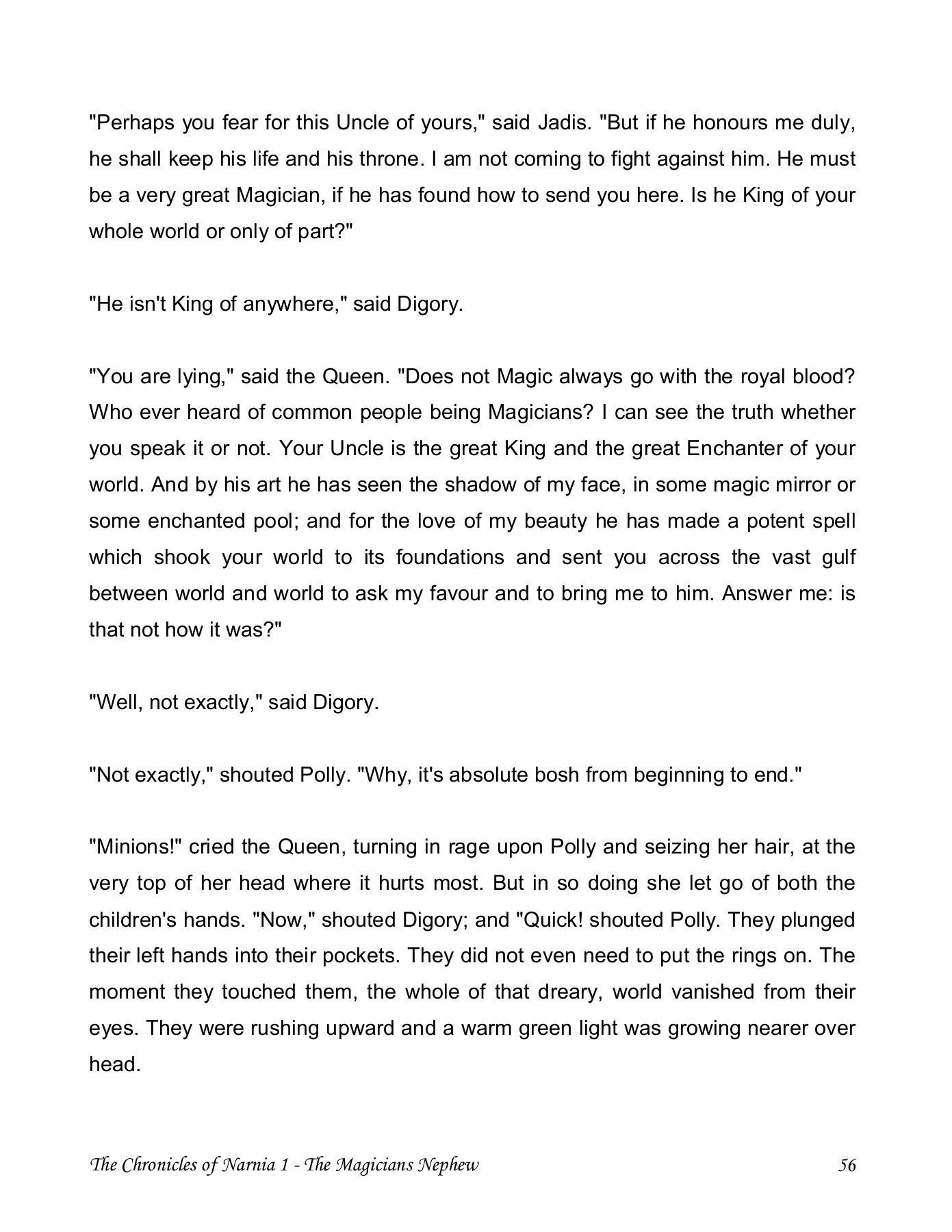 The Chronicles of Narnia 1 - The Magicians Nephew_clone - THE MANTHAN ...