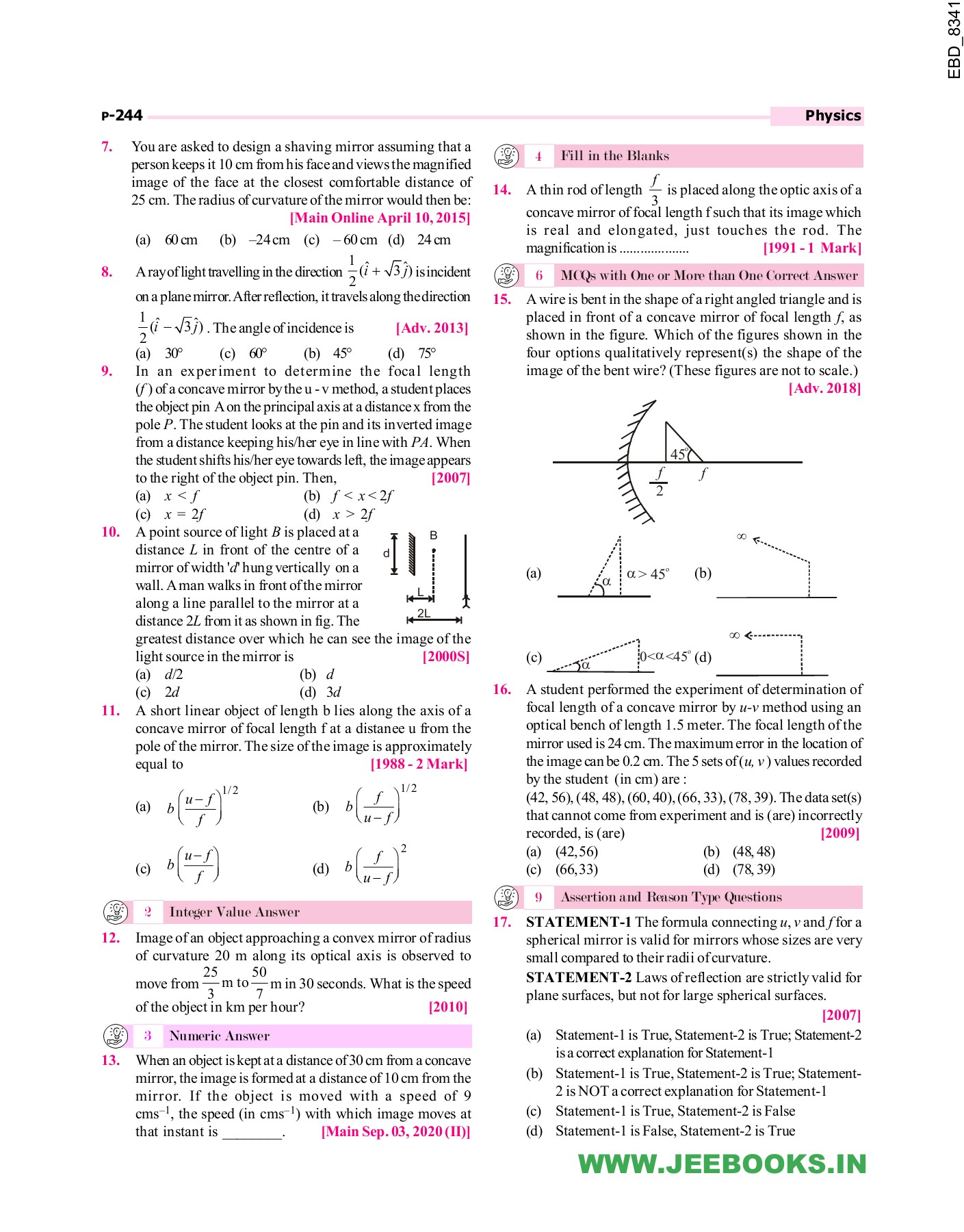 Disha 43 Years JEE Advanced Physics Solutions (1) - THE MANTHAN SCHOOL ...