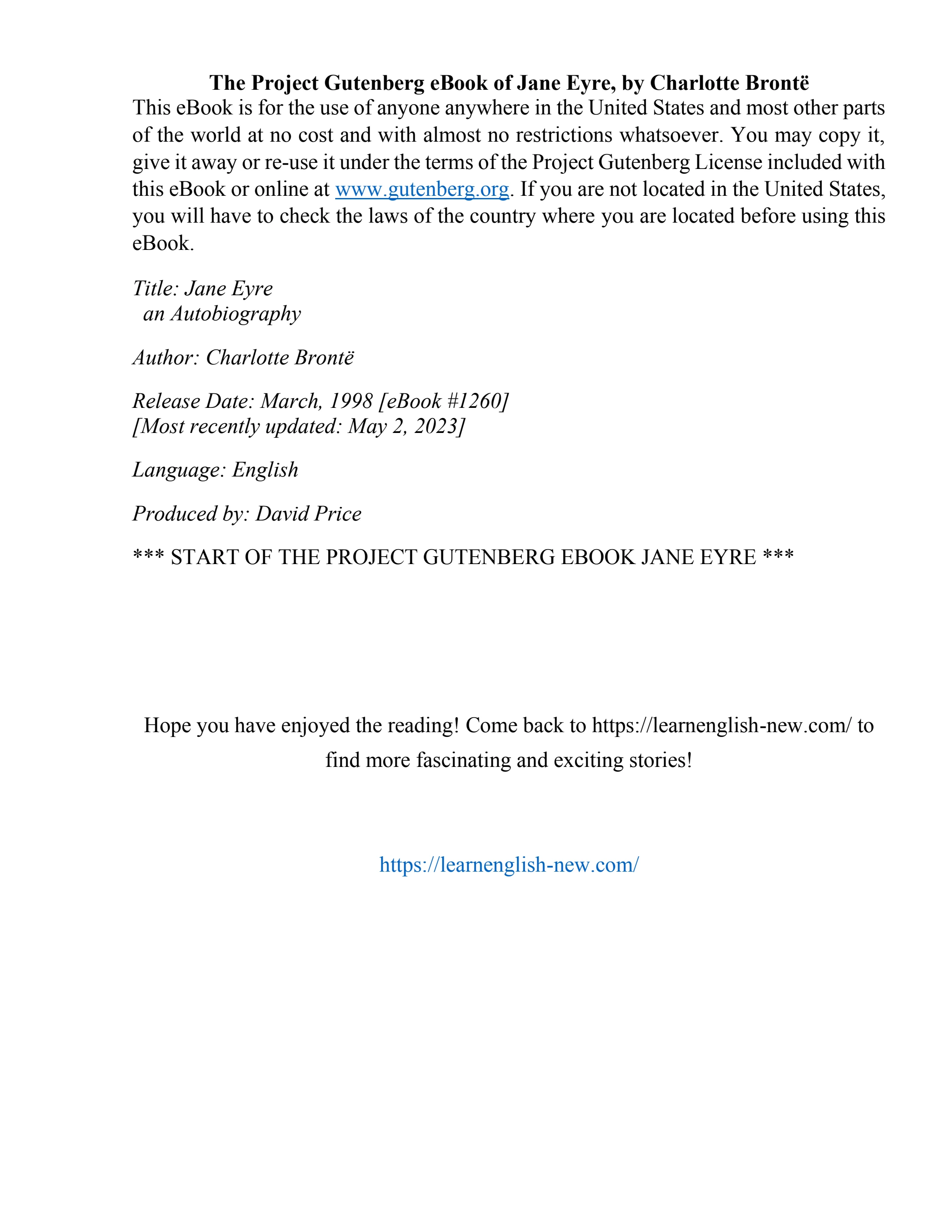 Jane-Eyre-by-Charlotte-Bronte - THE MANTHAN SCHOOL - Page 2 | Flip PDF ...