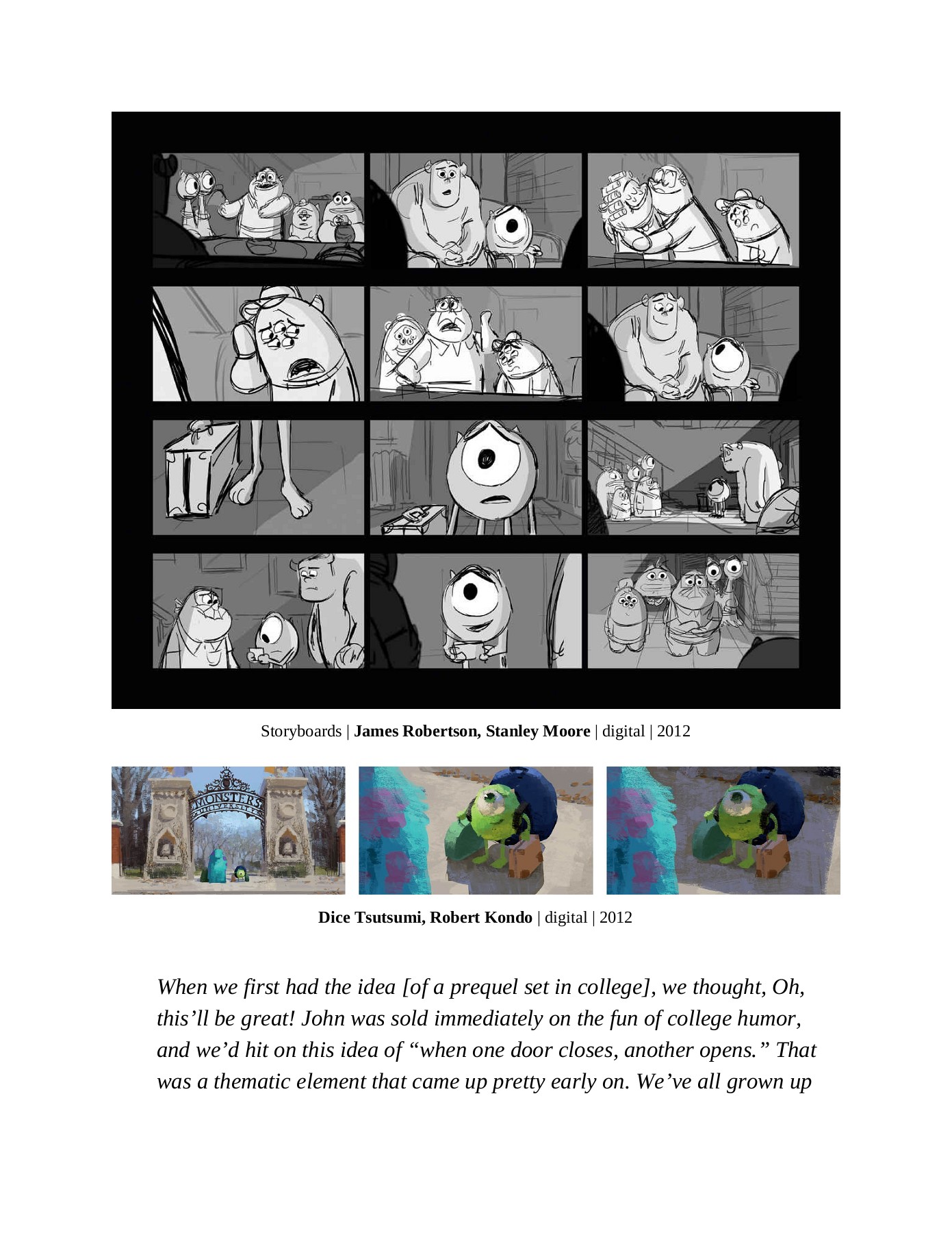 The art of Monsters University - THE MANTHAN SCHOOL - Page 237 | Flip ...