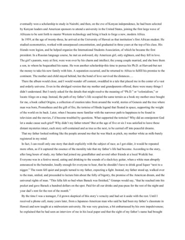 Dreams From My Father (Obama). - THE MANTHAN SCHOOL - Page 11 | Flip ...