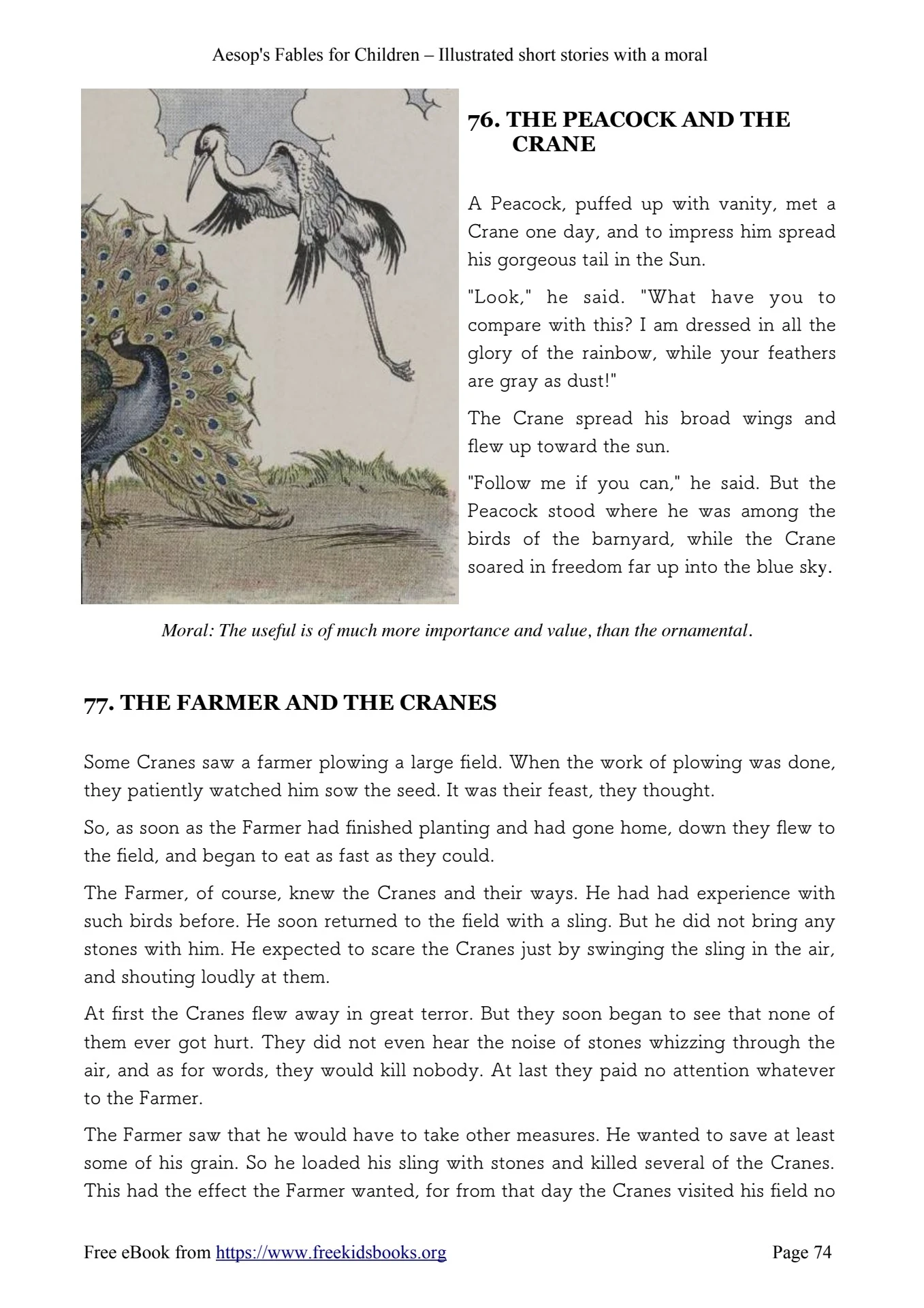 Aesops Fables for children - THE MANTHAN SCHOOL - Page 74 | Flip PDF ...