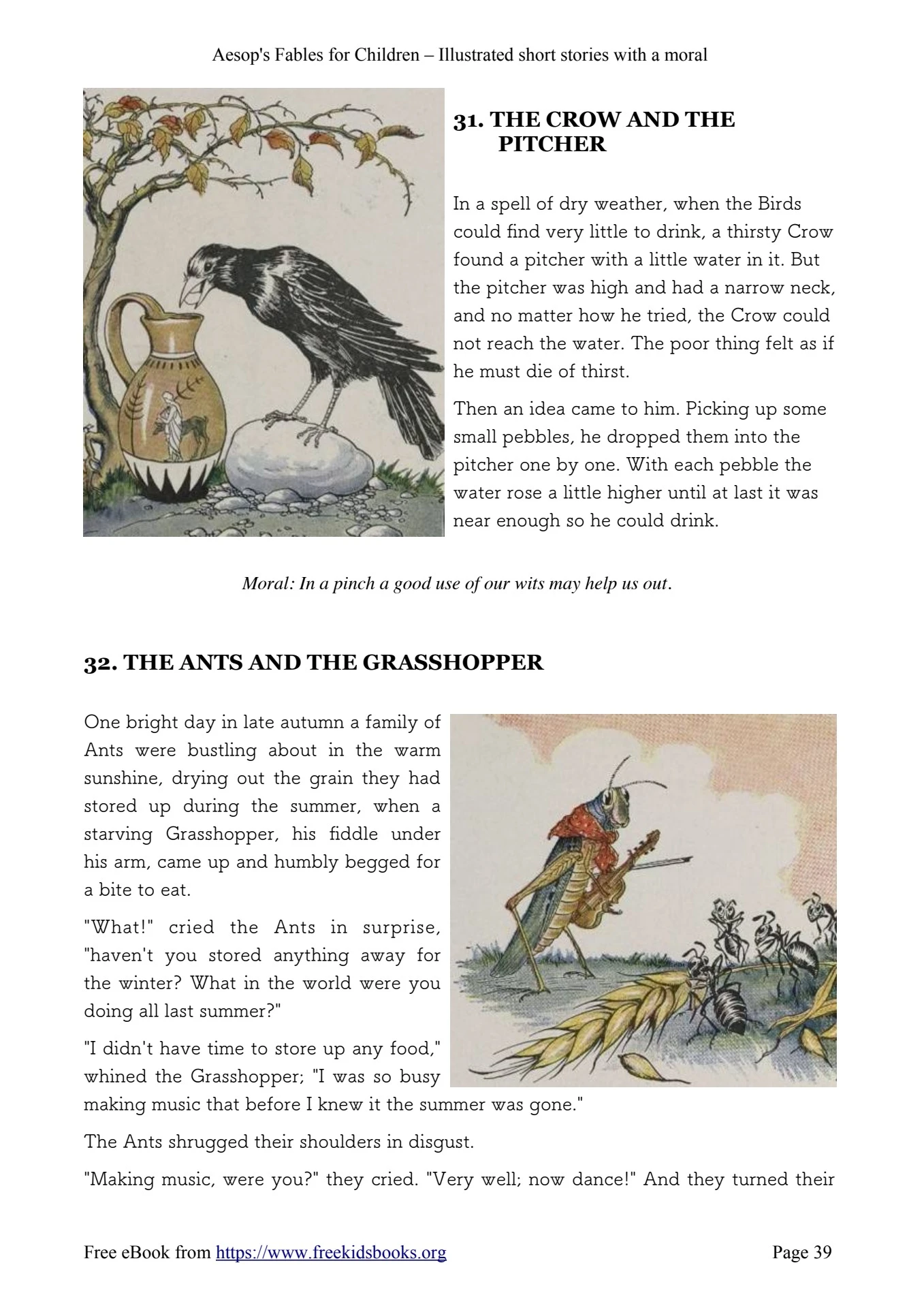 Aesops Fables for children - THE MANTHAN SCHOOL - Page 39 | Flip PDF ...